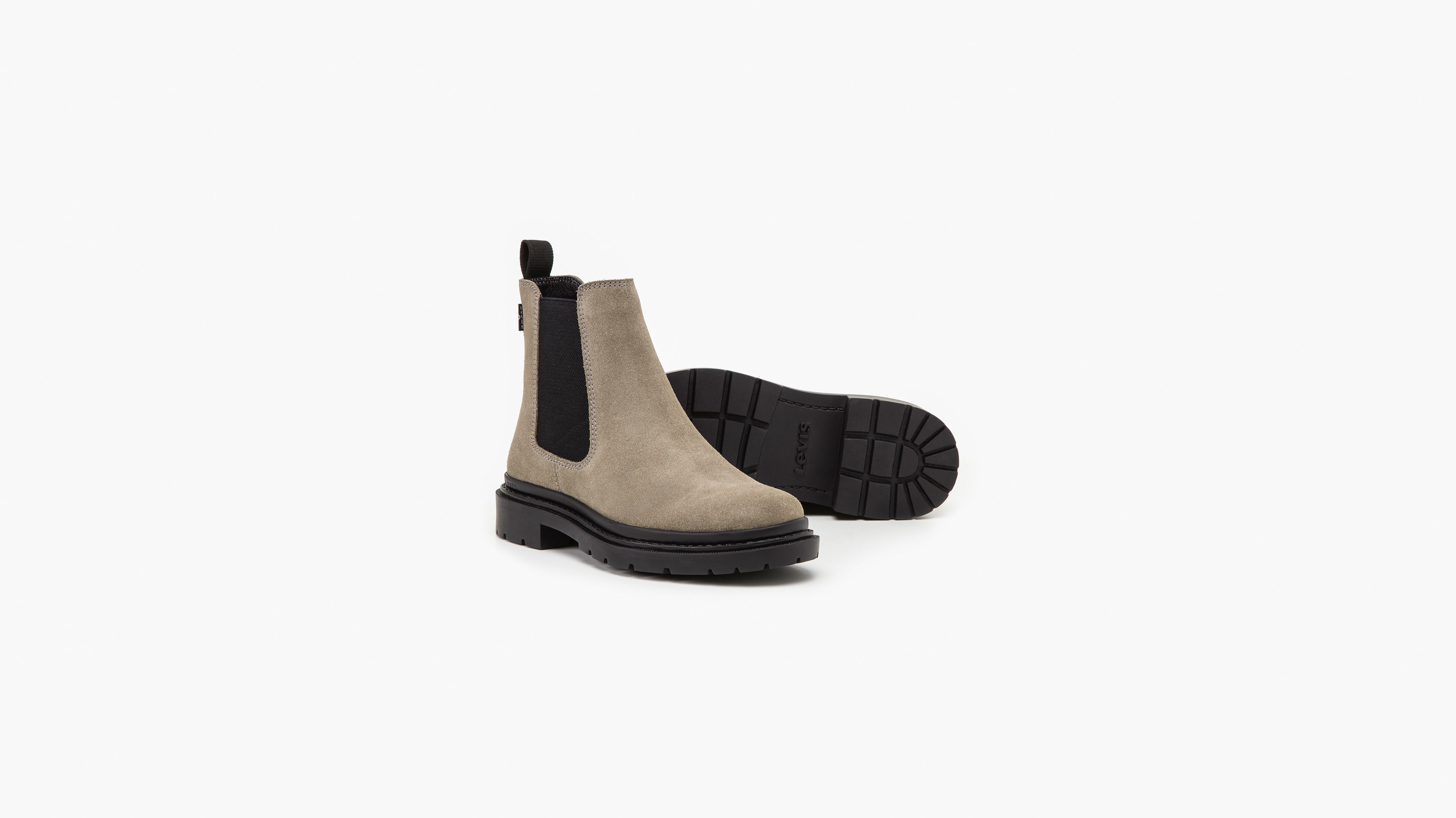 Levi's® Women’s Trooper Chelsea Boots - Grey | Levi's® CZ