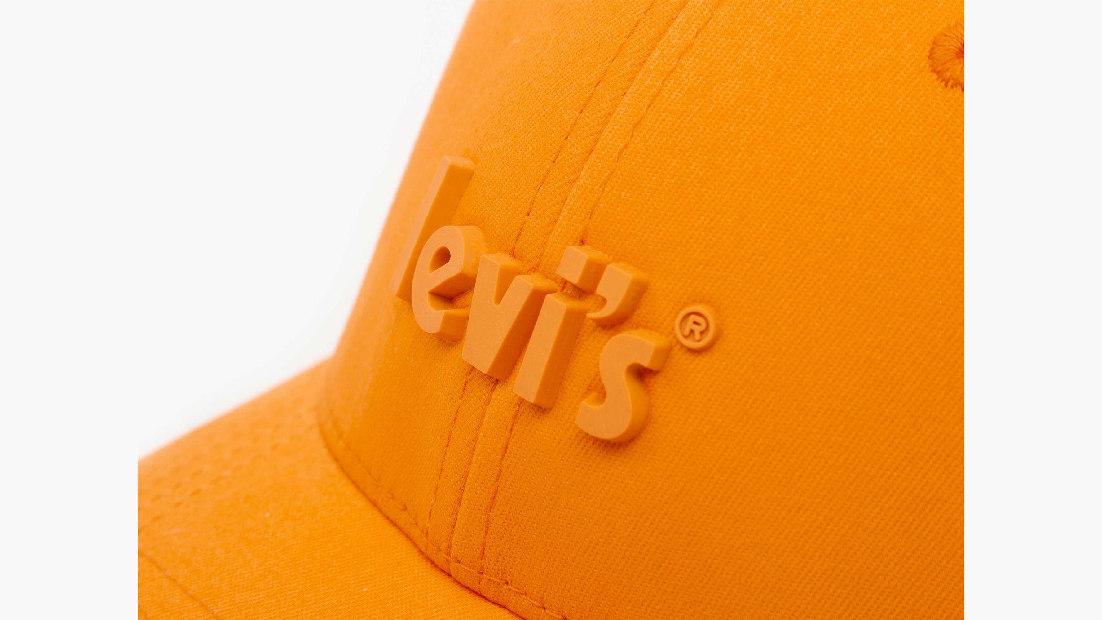 Levi's® Poster Logo Flexfit® Cap - Orange | Levi's® US