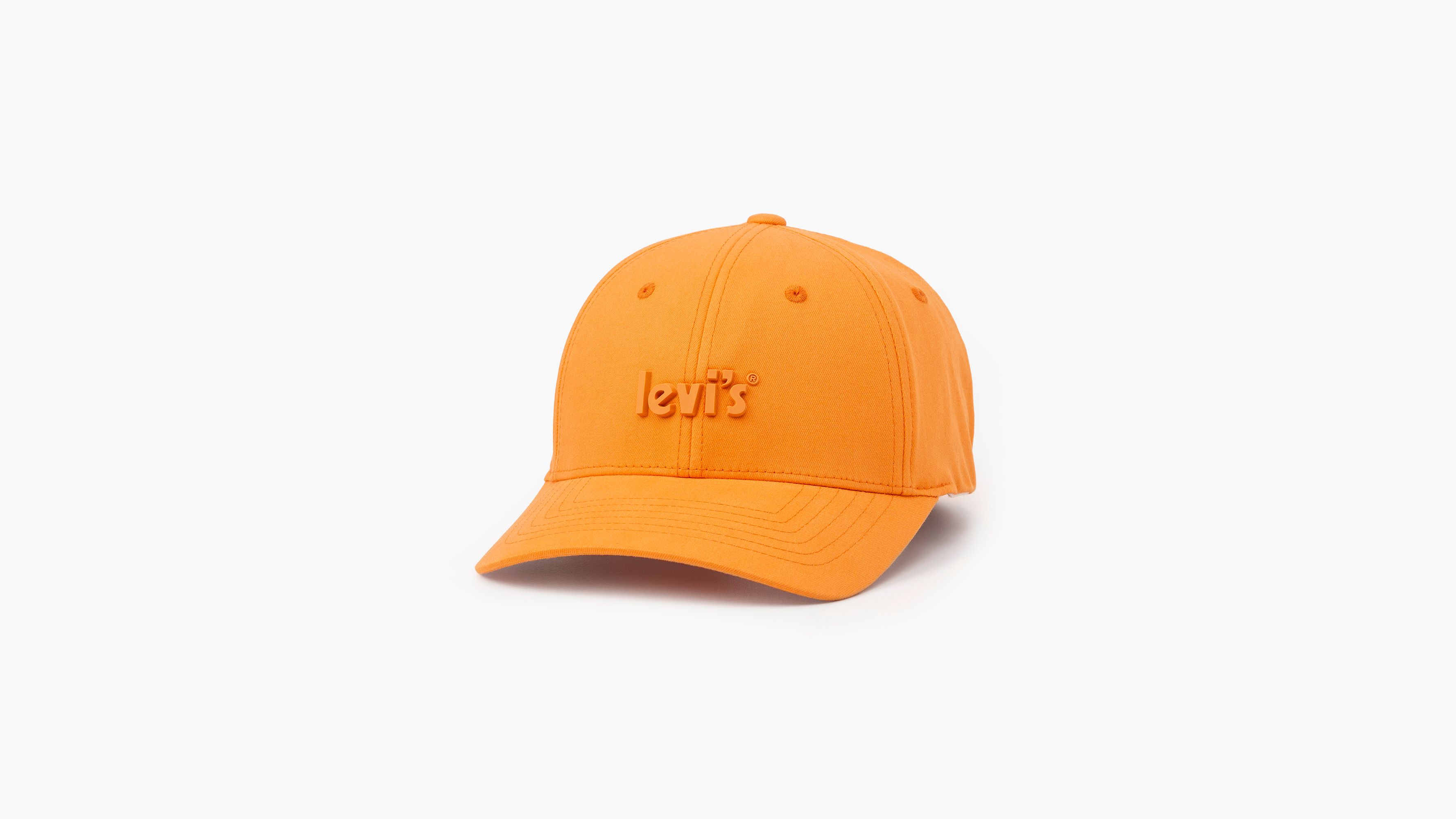Levi's® Poster Logo Flexfit® Cap - Orange | Levi's® US