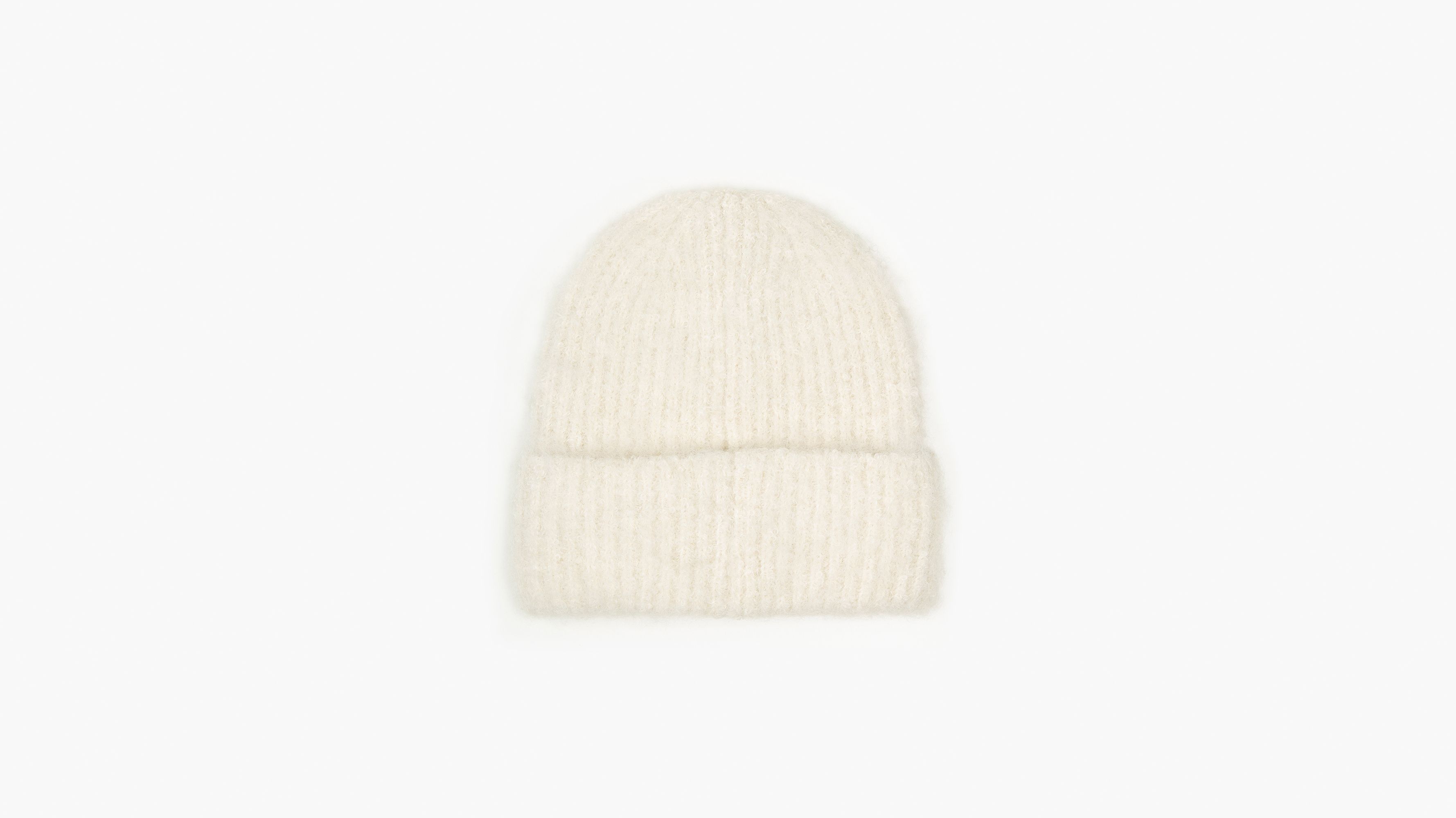 Fuzzy Beanie - White | Levi's® SM