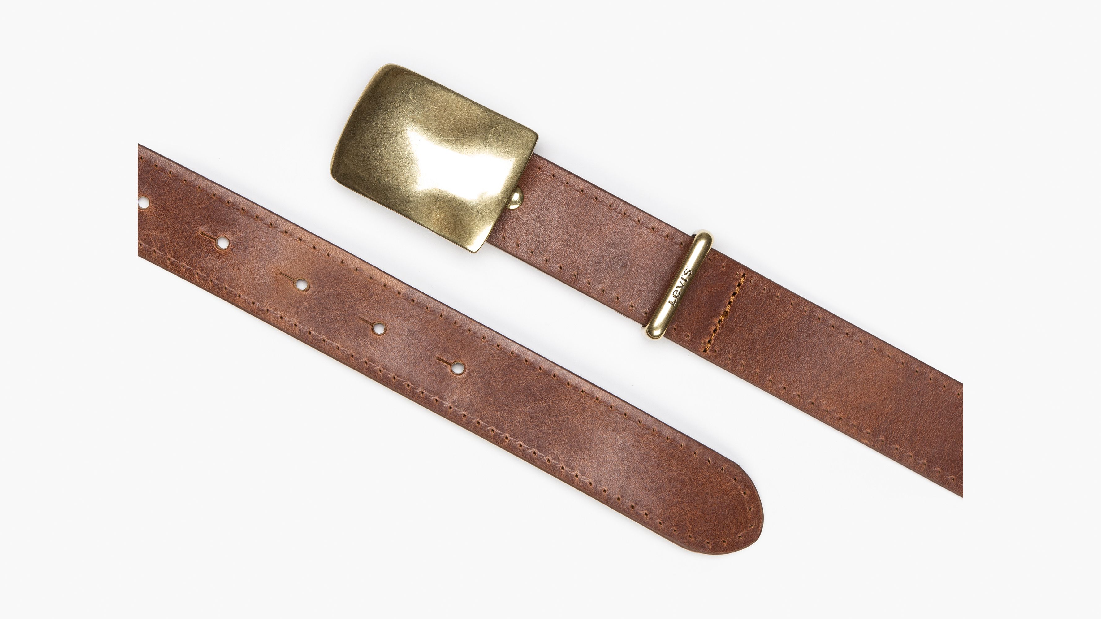 Plaque Belt - Brown | Levi's® MC