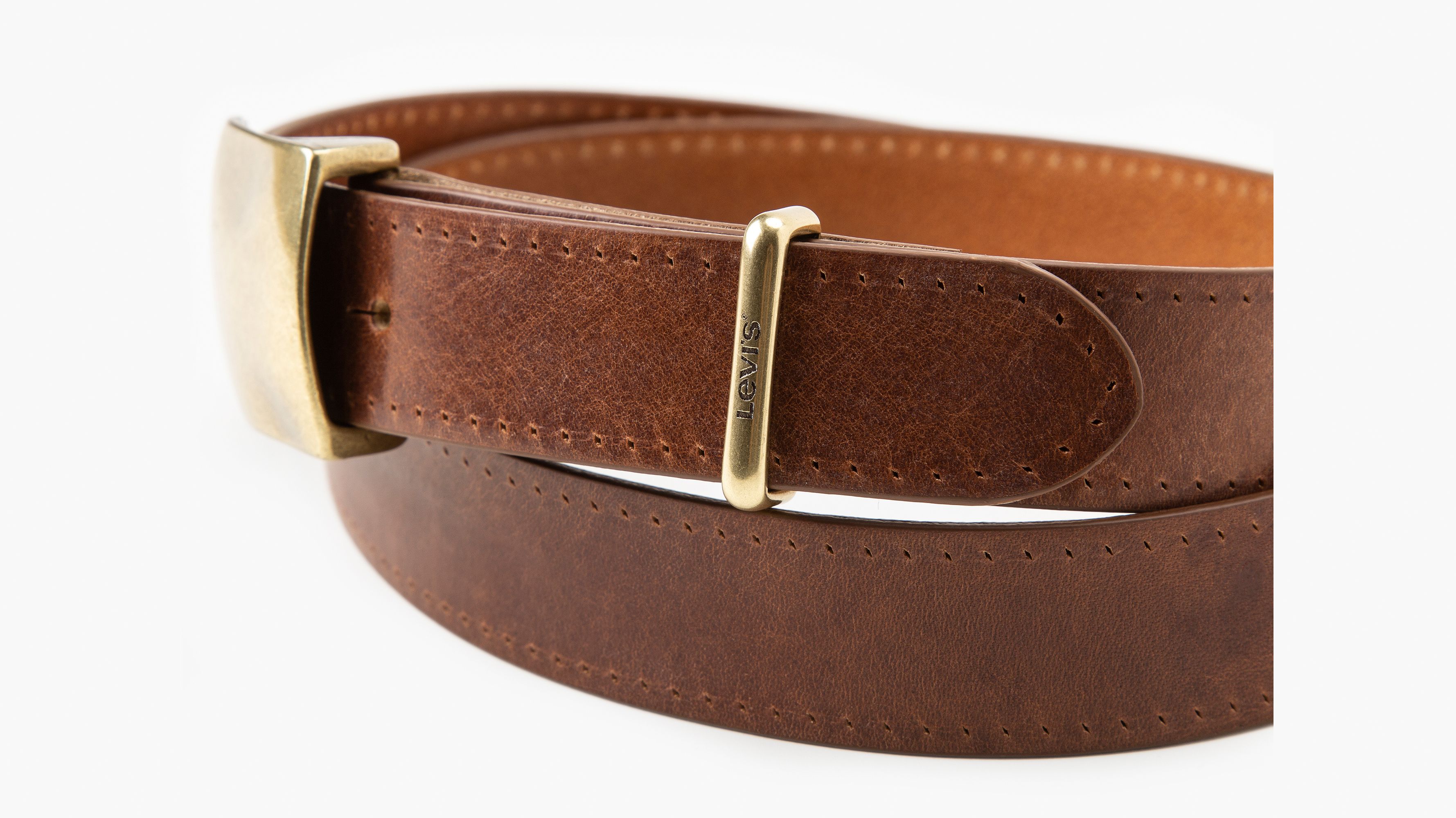 Plaque Belt - Brown | Levi's® MC