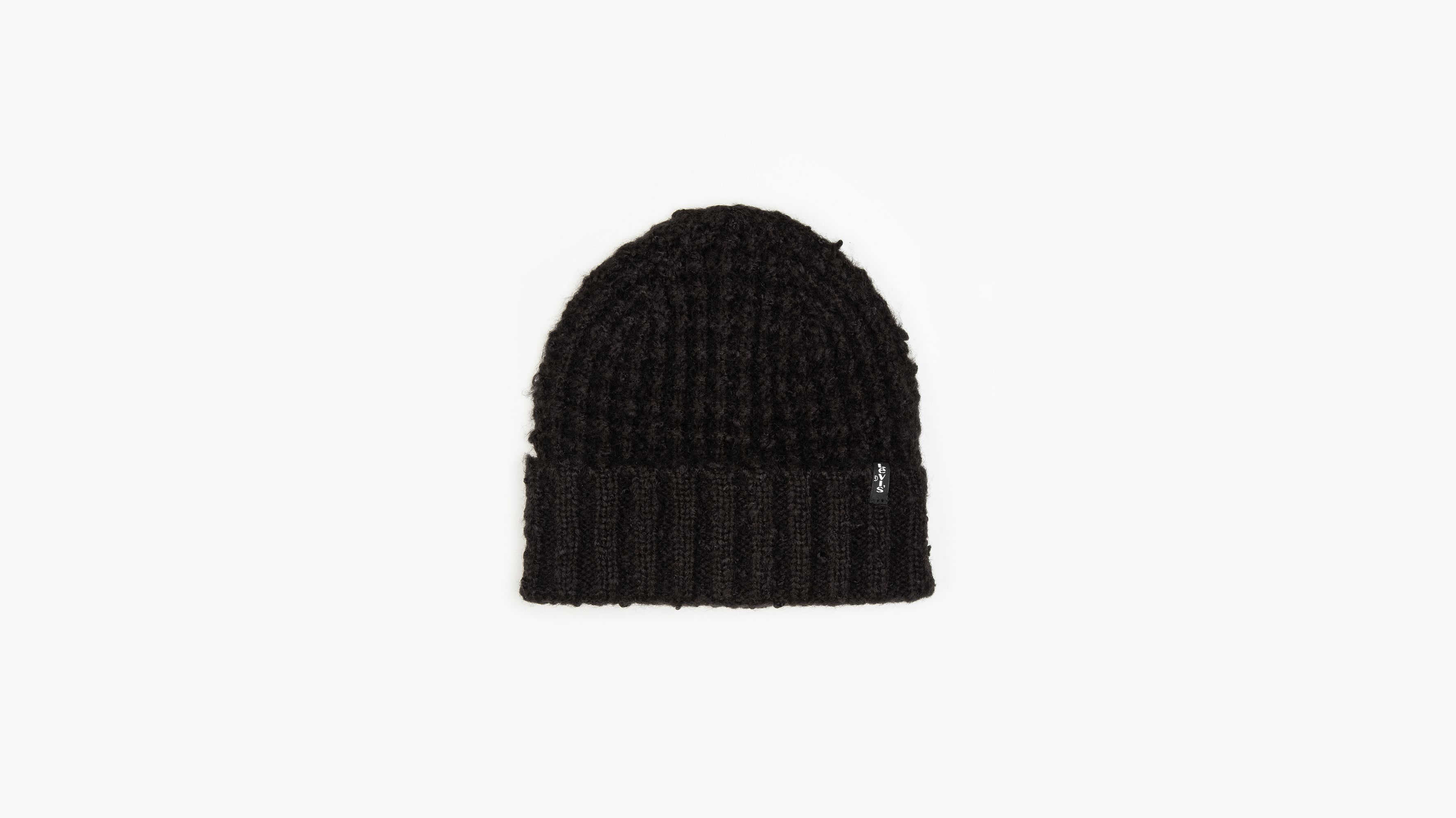 Textured Holiday Beanie - Black | Levi's® AT