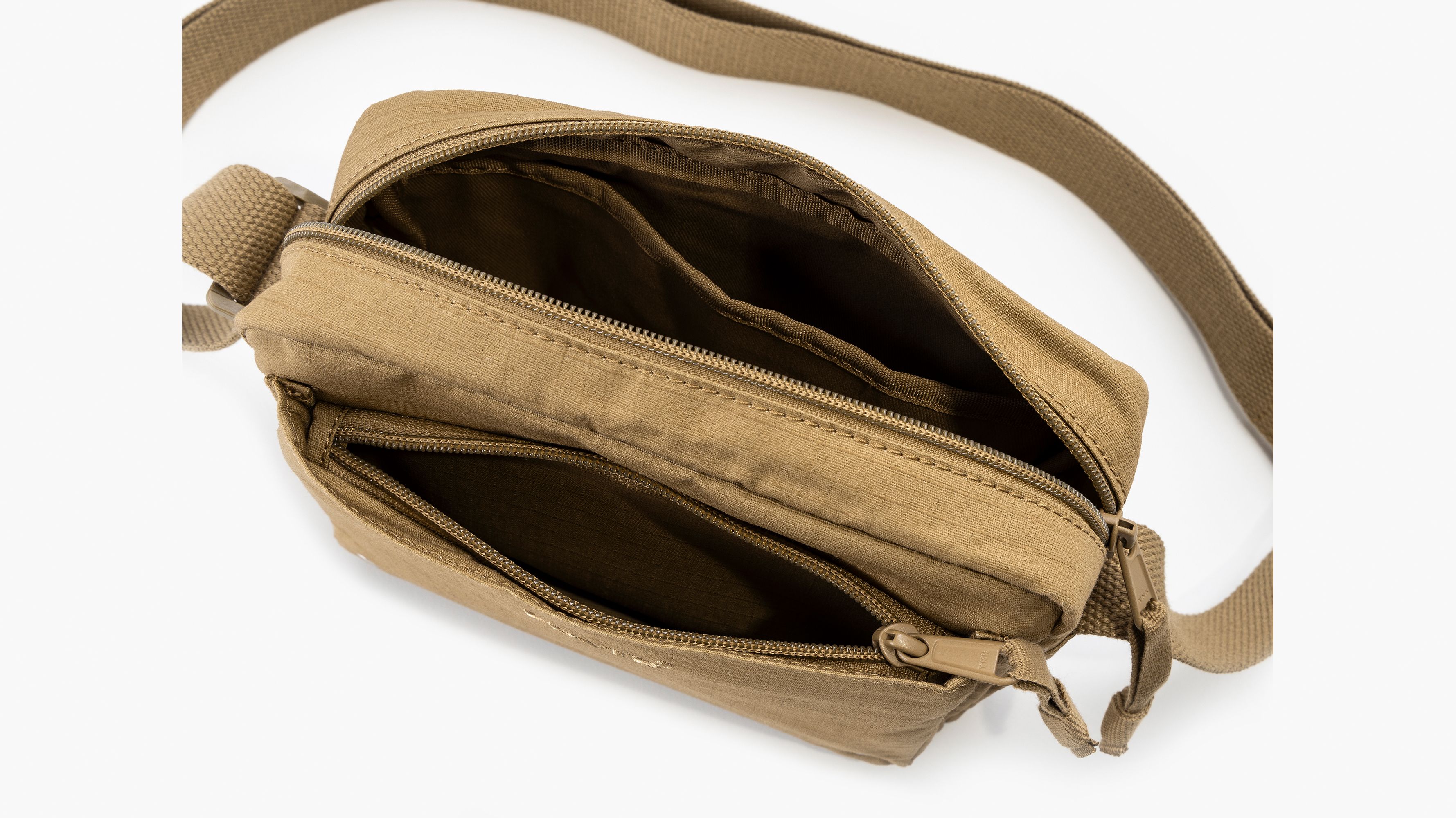 Levi's® Zip Crossbody Bag - Khaki | Levi's® GB