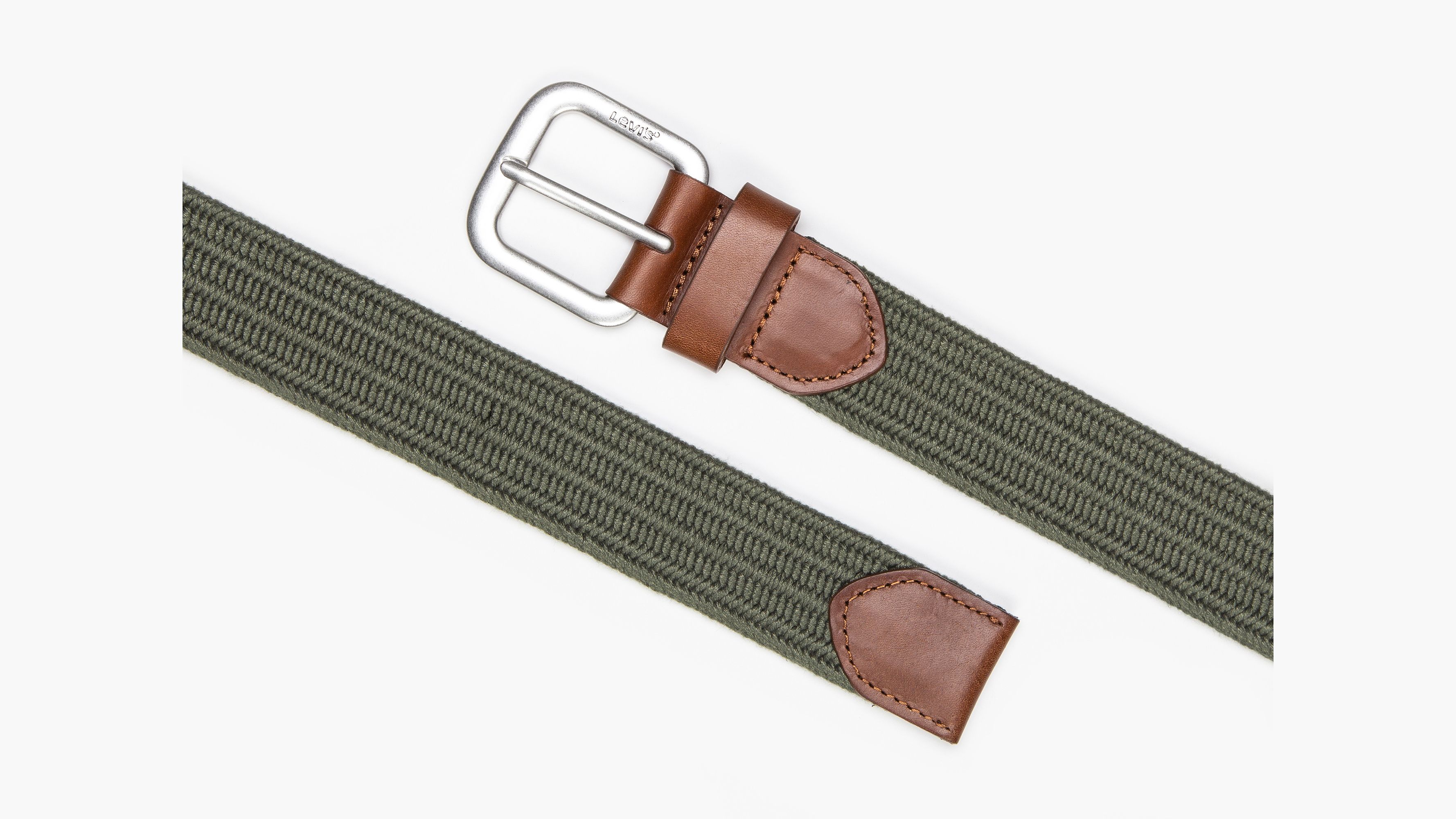 Stretch Woven Belt - Green | Levi's® XK