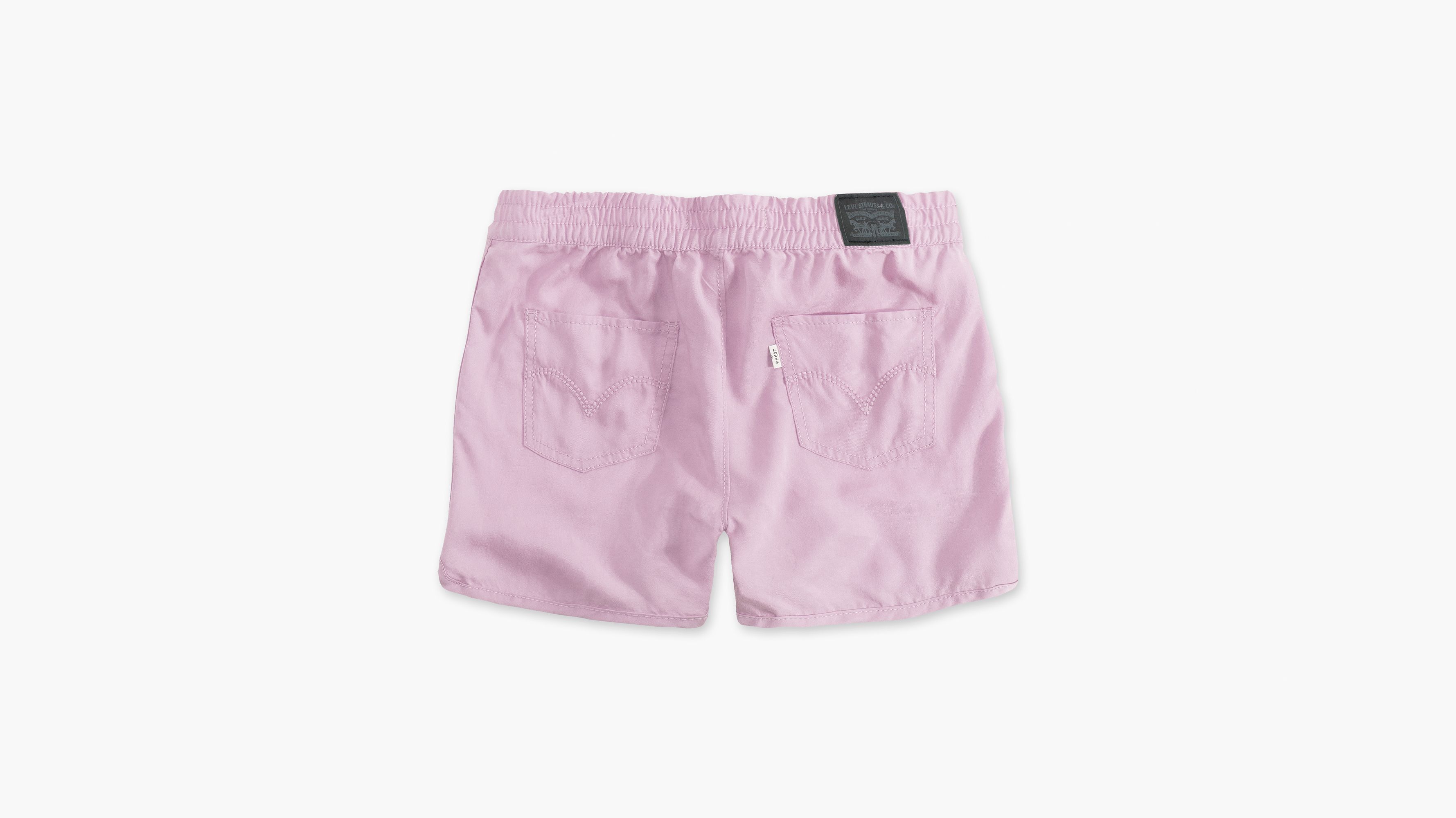 Little Girls 4-6x Lightweight Shorty Shorts - Pink | Levi's® US