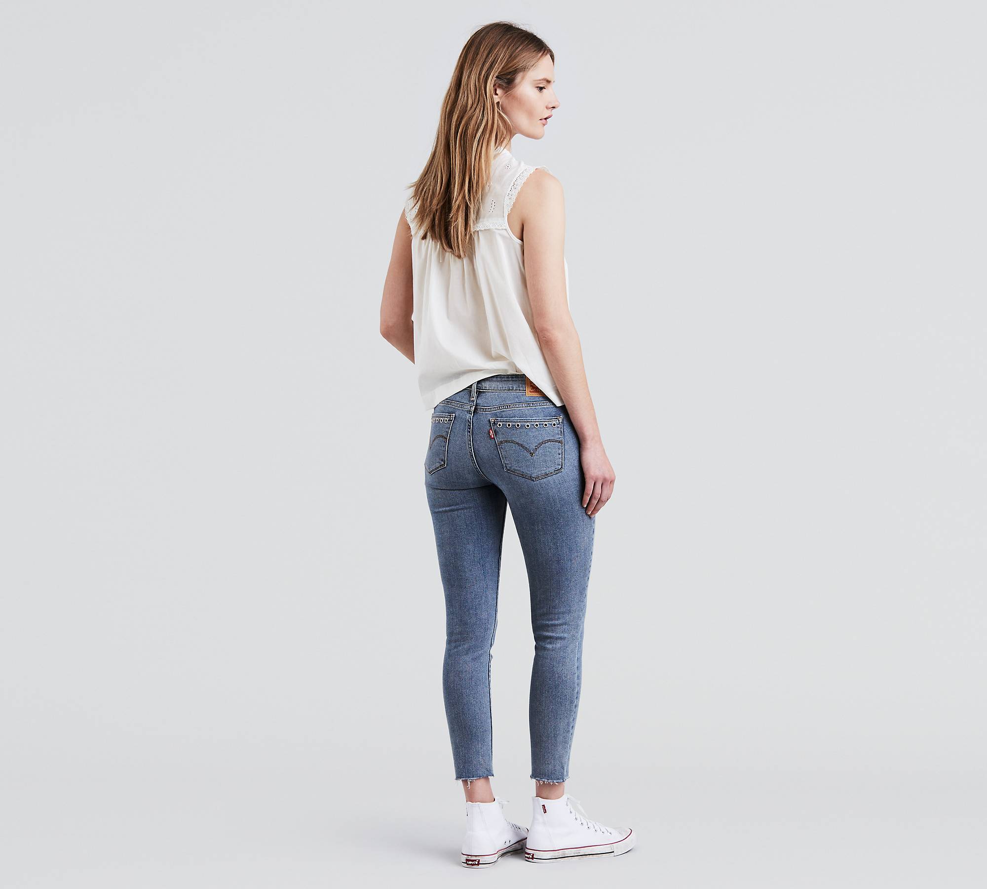 711 Skinny Ankle Womens Jeans Medium Wash Levis® Us