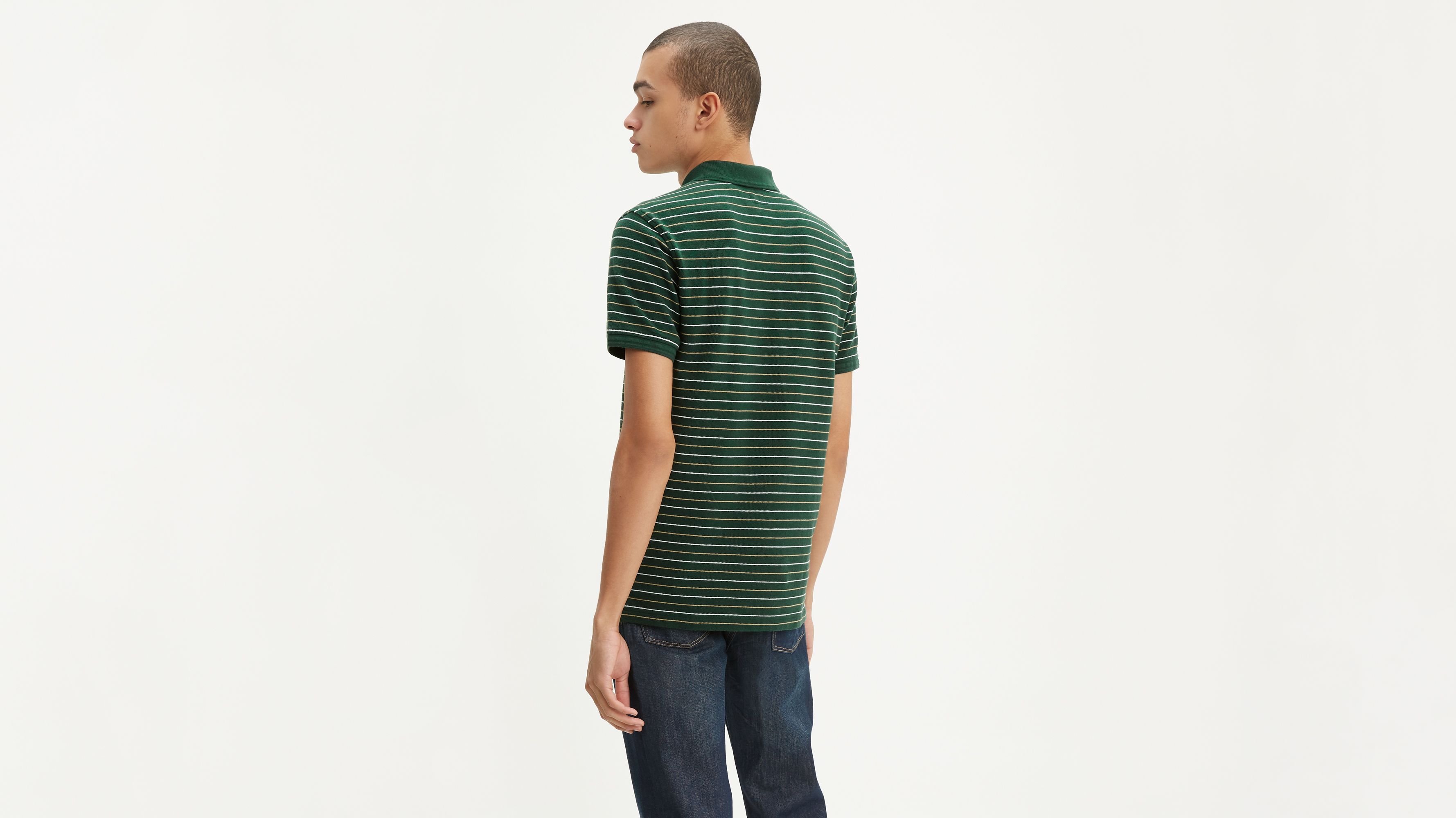 Levi's® Chest Logo Striped Polo Shirt - Multi-color | Levi's® US