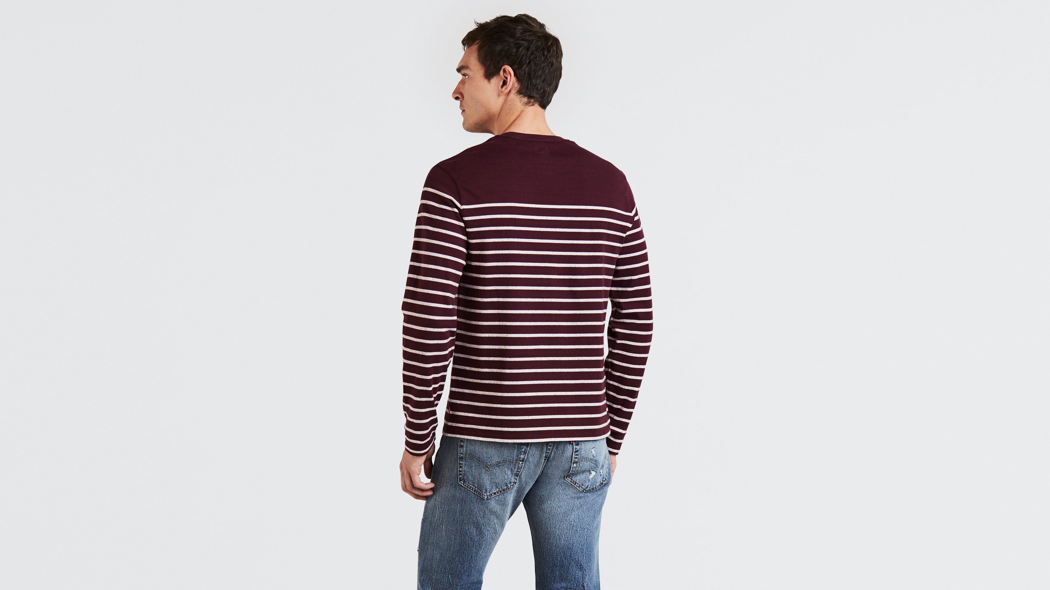 Long Sleeve Mission Tee Shirt - Purple | Levi's® US