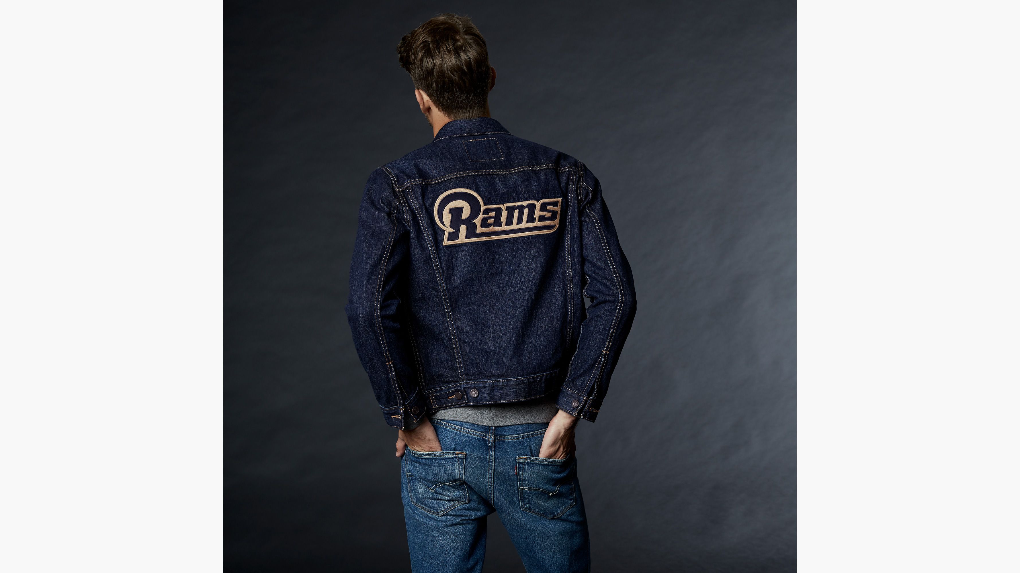 Levi's® NFL Denim Trucker Jacket - Dark Indigo | Levi's® GB