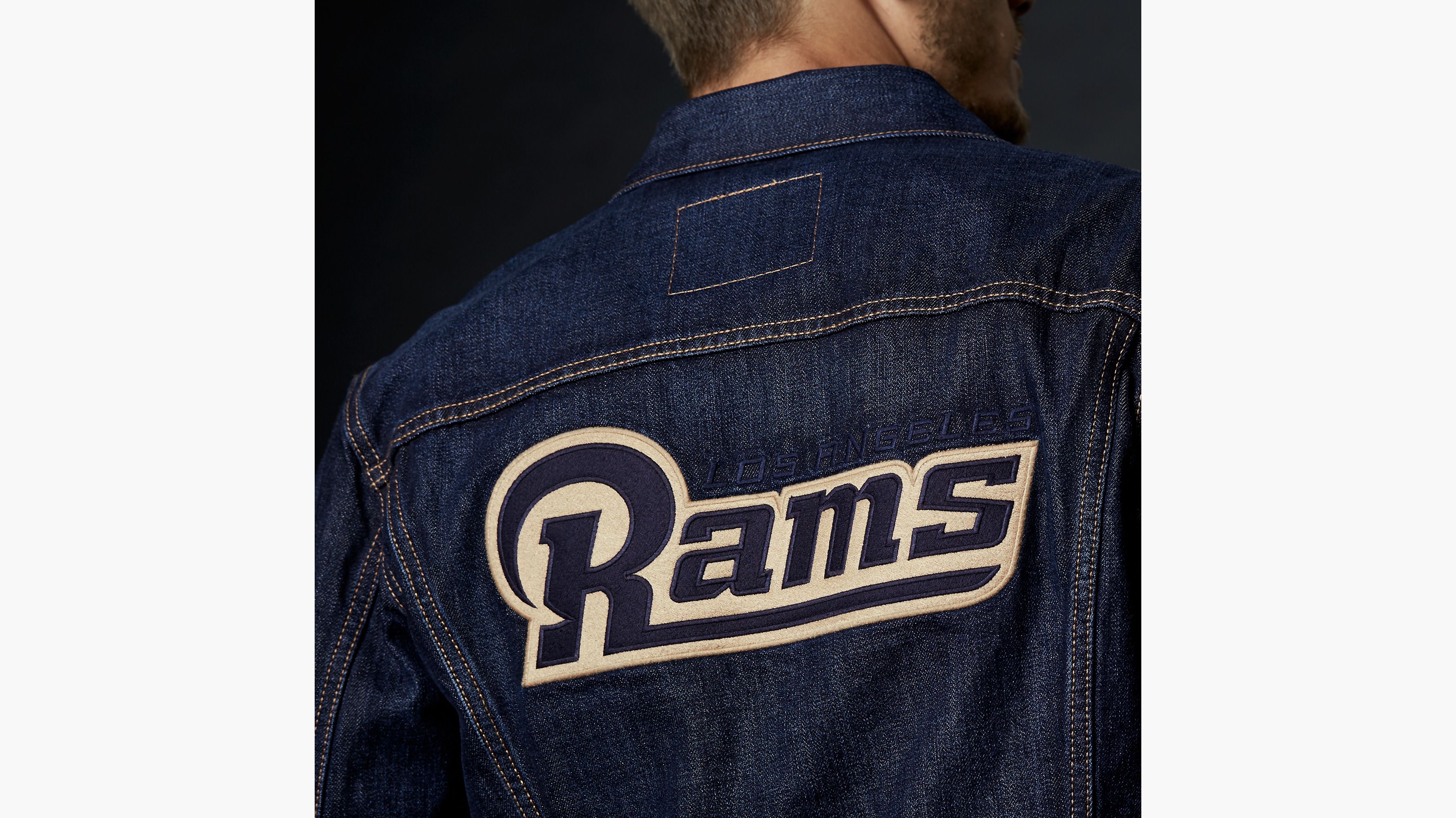 Levi's® NFL Denim Trucker Jacket - Dark Indigo | Levi's® GB