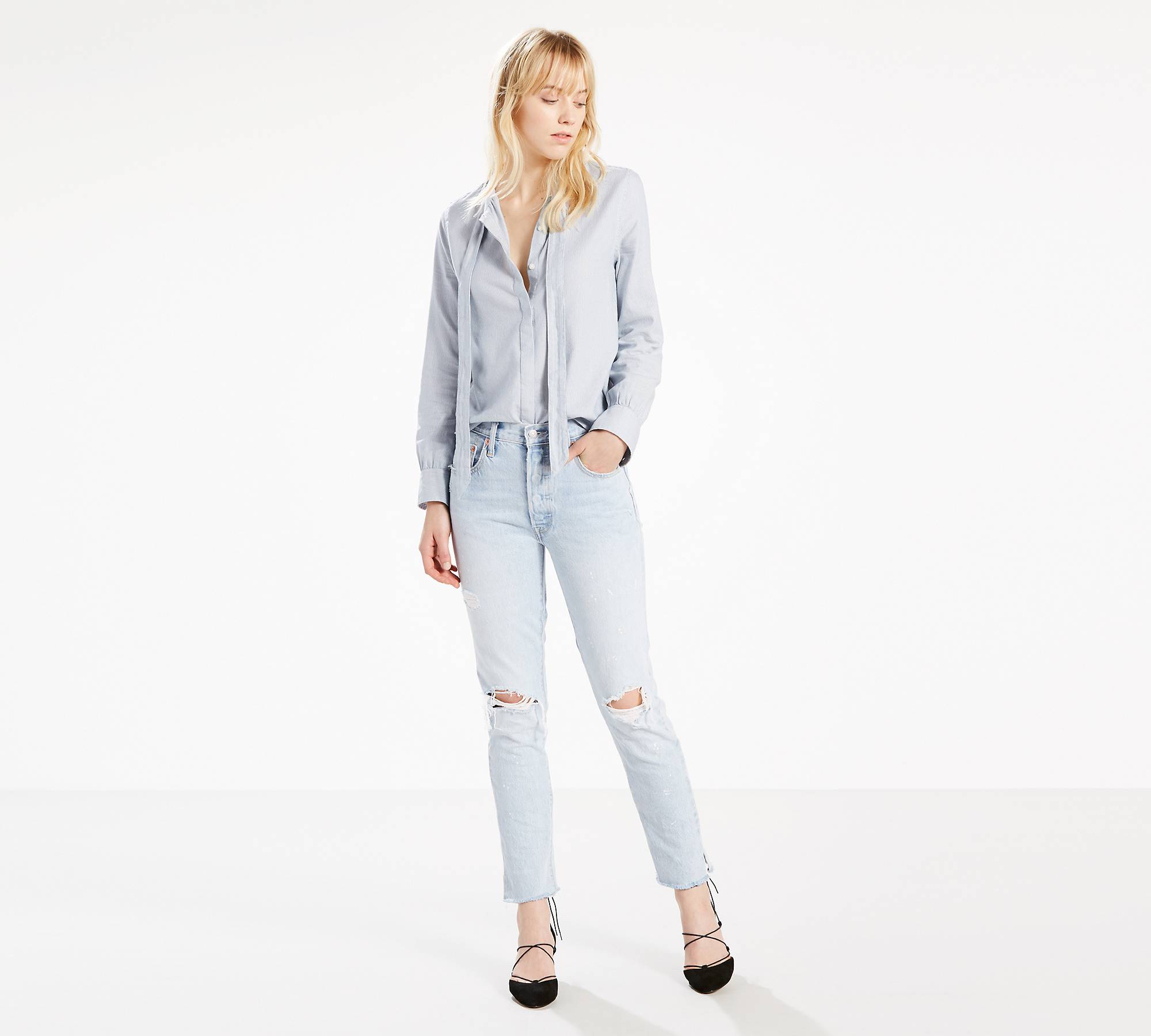 501® Skinny Women's Jeans - Light Wash | Levi's® US 501® Skinny Women's Jeans - Light Wash | Levi's® US