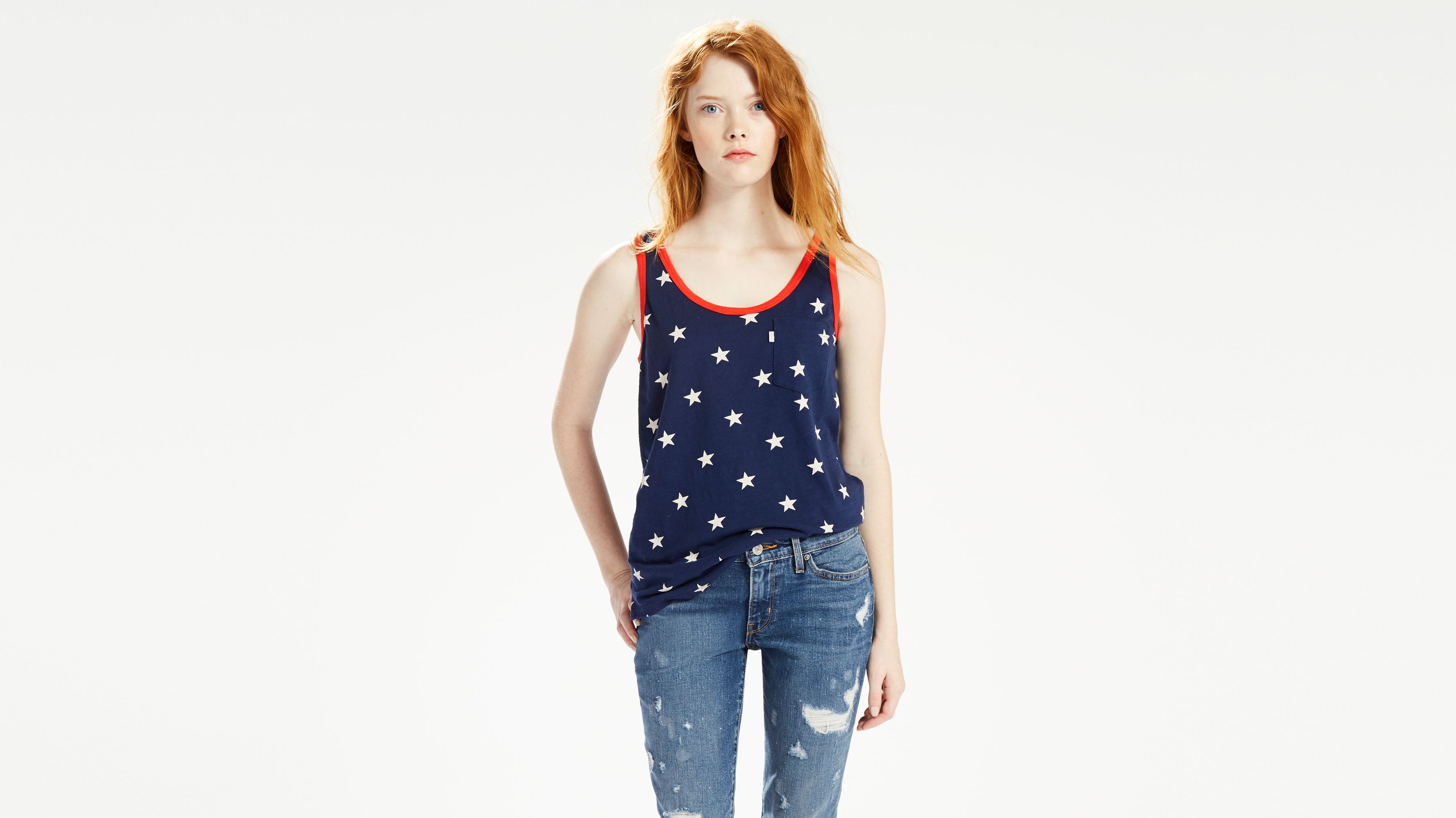 Perfect Tank Top - Blue | Levi's® US