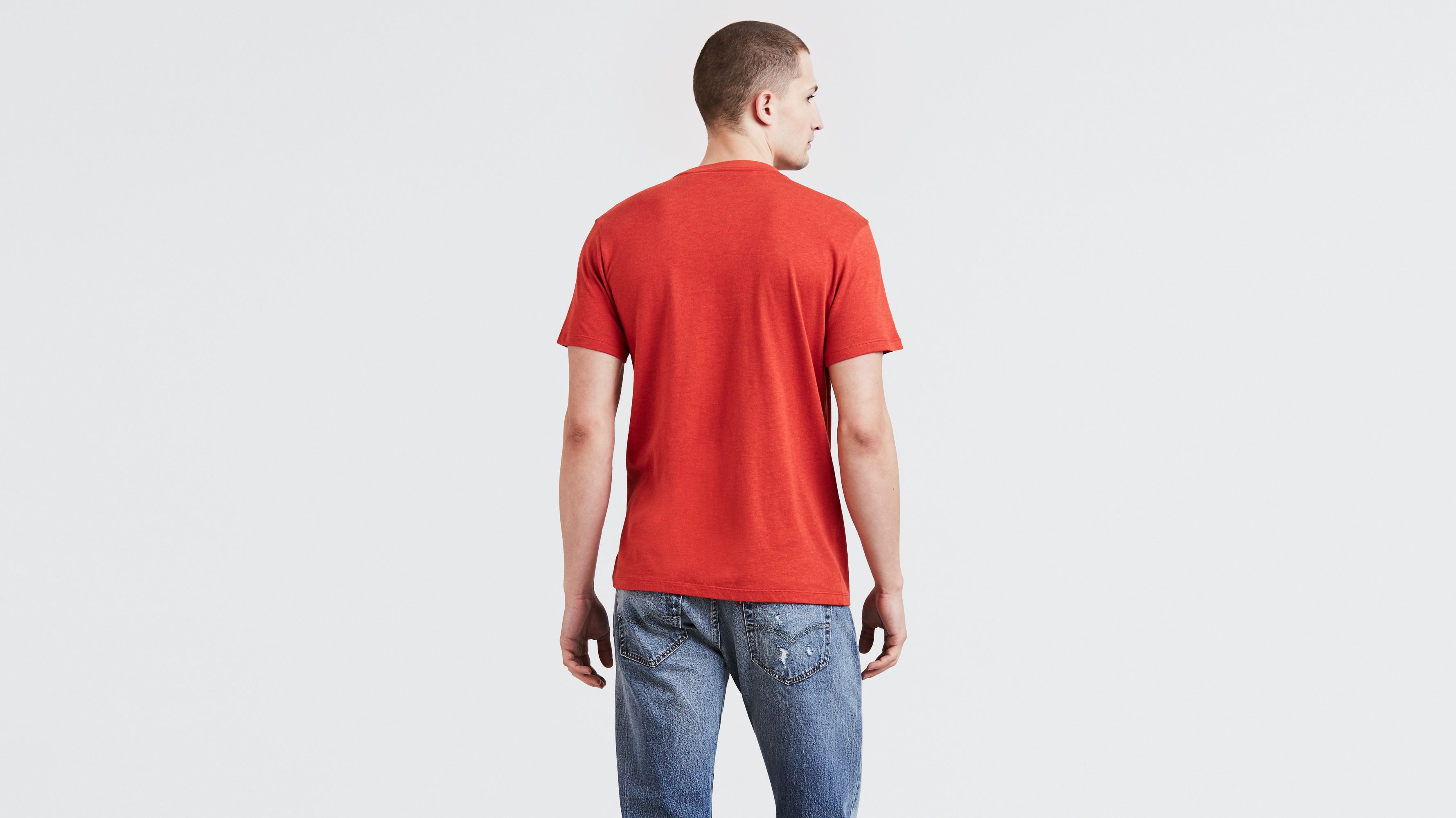 Sunset Pocket Tee Shirt - Orange | Levi's® US