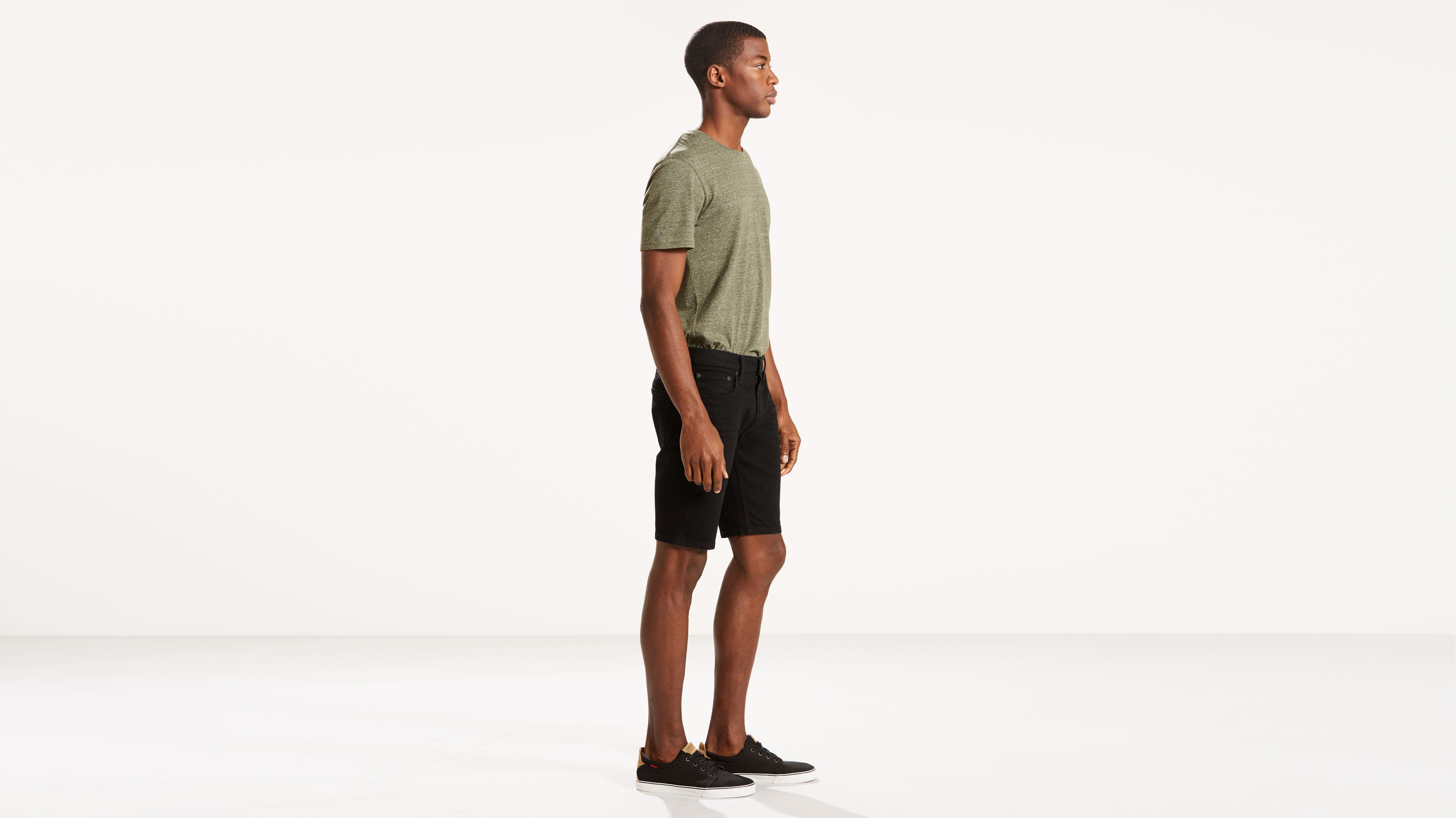 511™ Slim Hemmed Shorts - Black | Levi's® HU