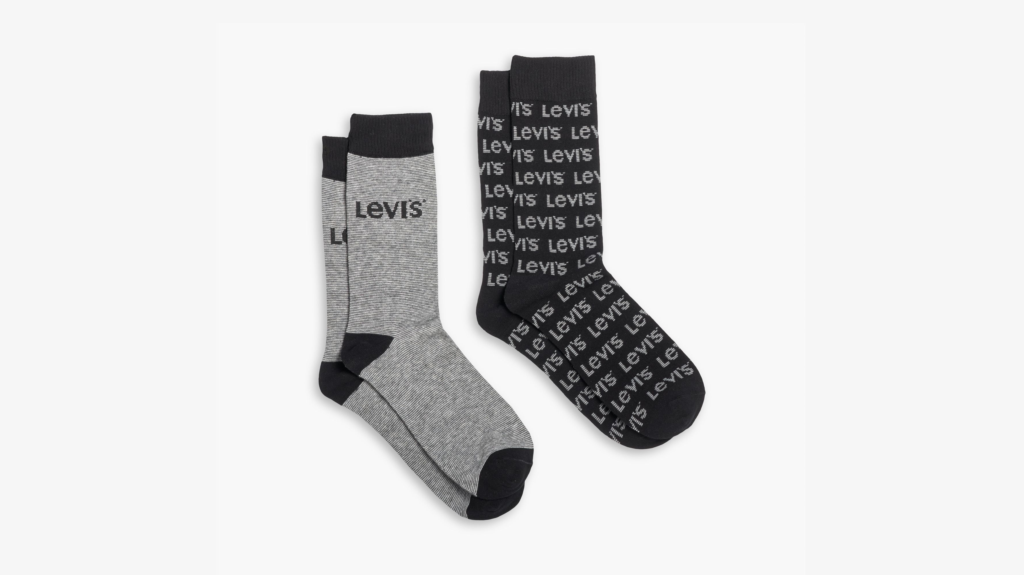 Levi's® Regular Cut Socks (2 Pack) - Multi-color | Levi's® US