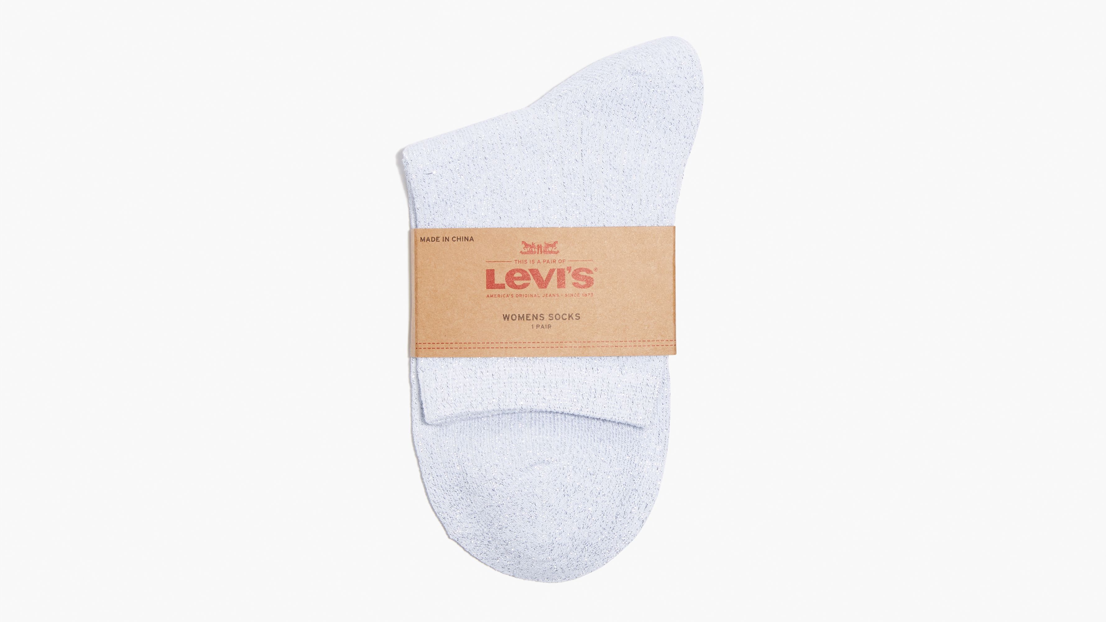 Lurex Sport Ankle Socks - Grey | Levi's® US