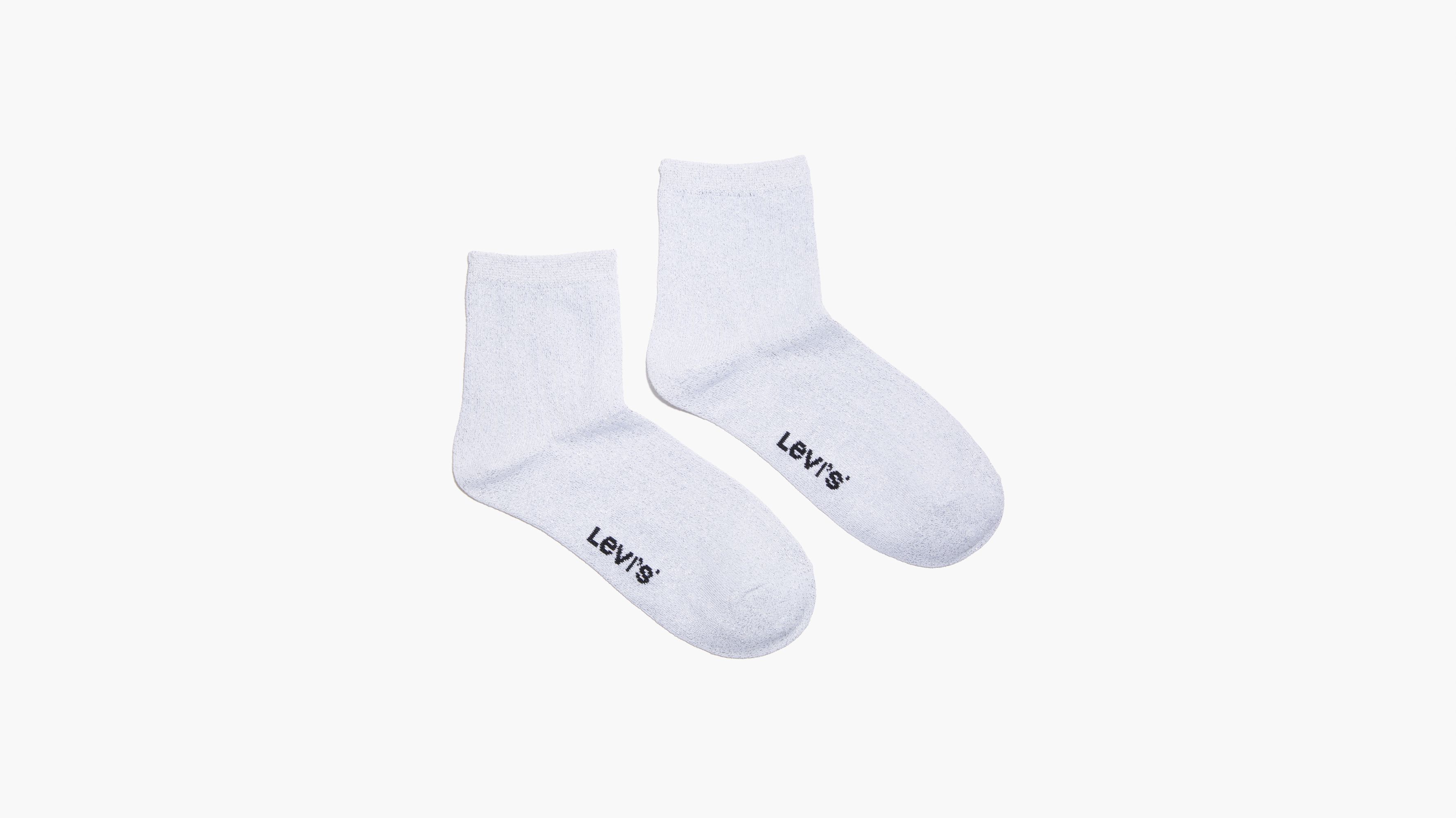 Lurex Sport Ankle Socks - Grey | Levi's® US