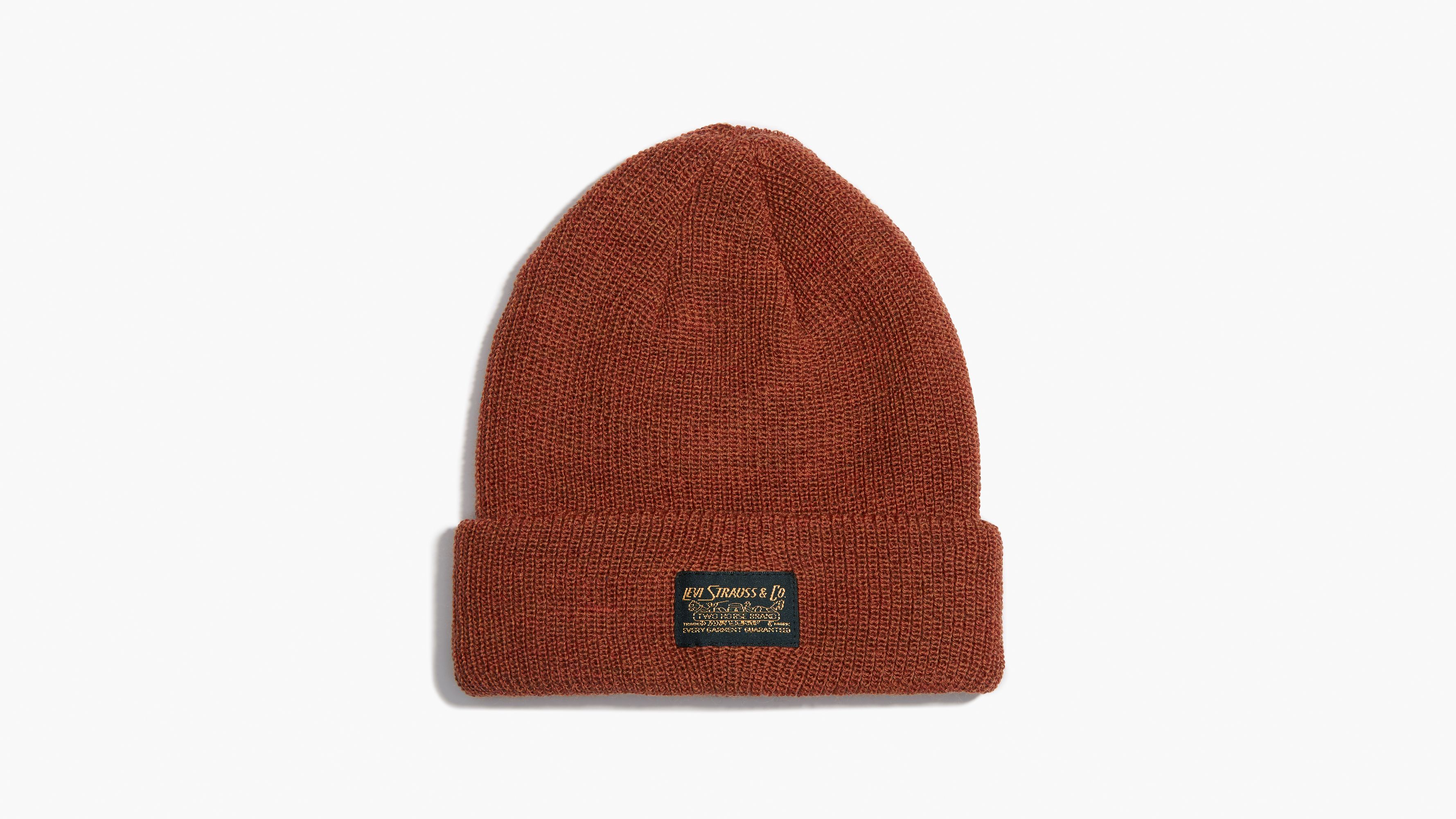 Turn Up Beanie - Orange | Levi's® US
