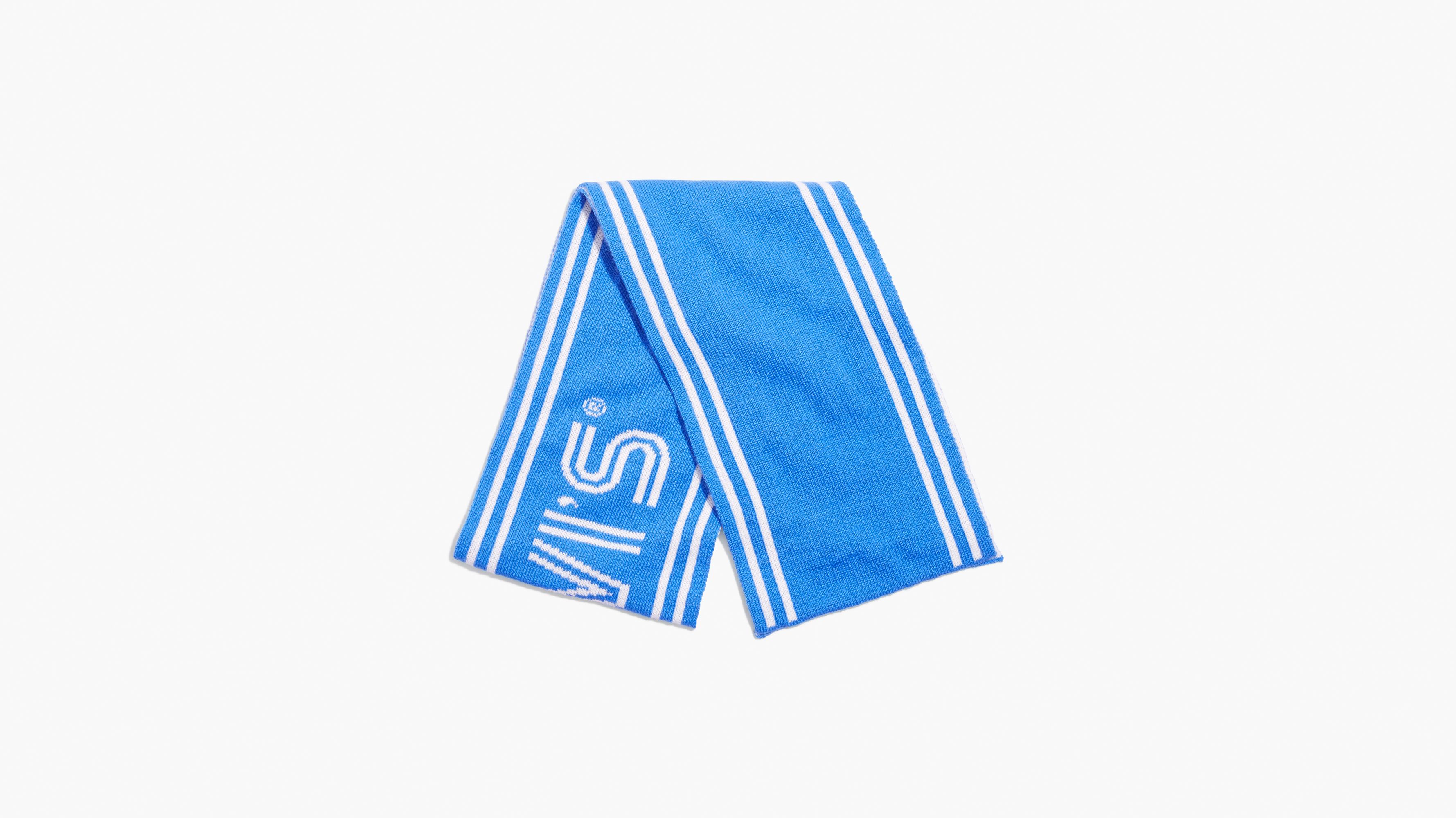 Retro Levi’s® Logo Scarf - Blue | Levi's® US