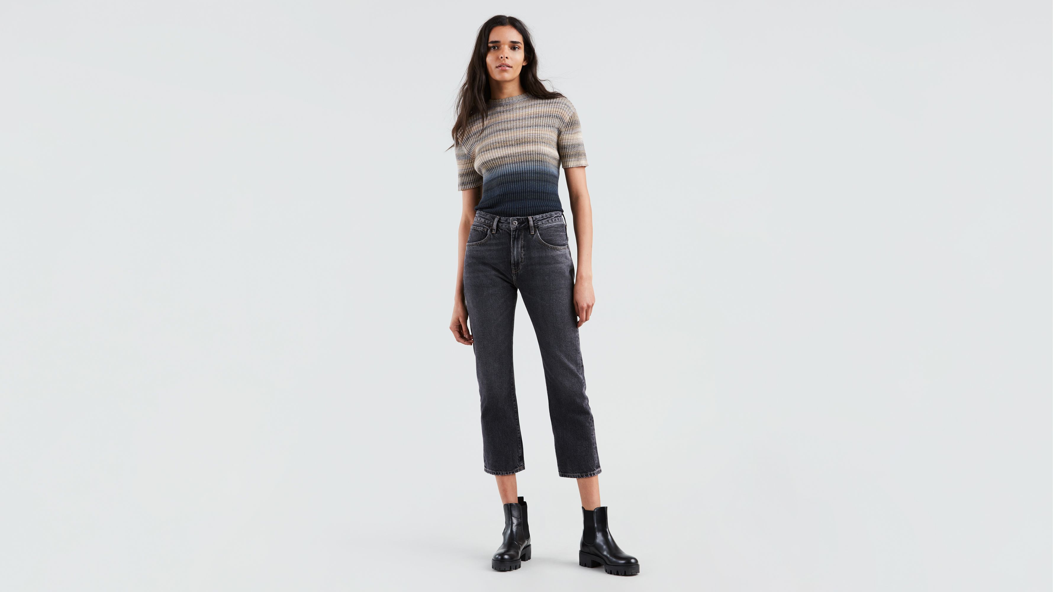 Straight Crop Women's Jeans - Light Wash | Levi's® CA