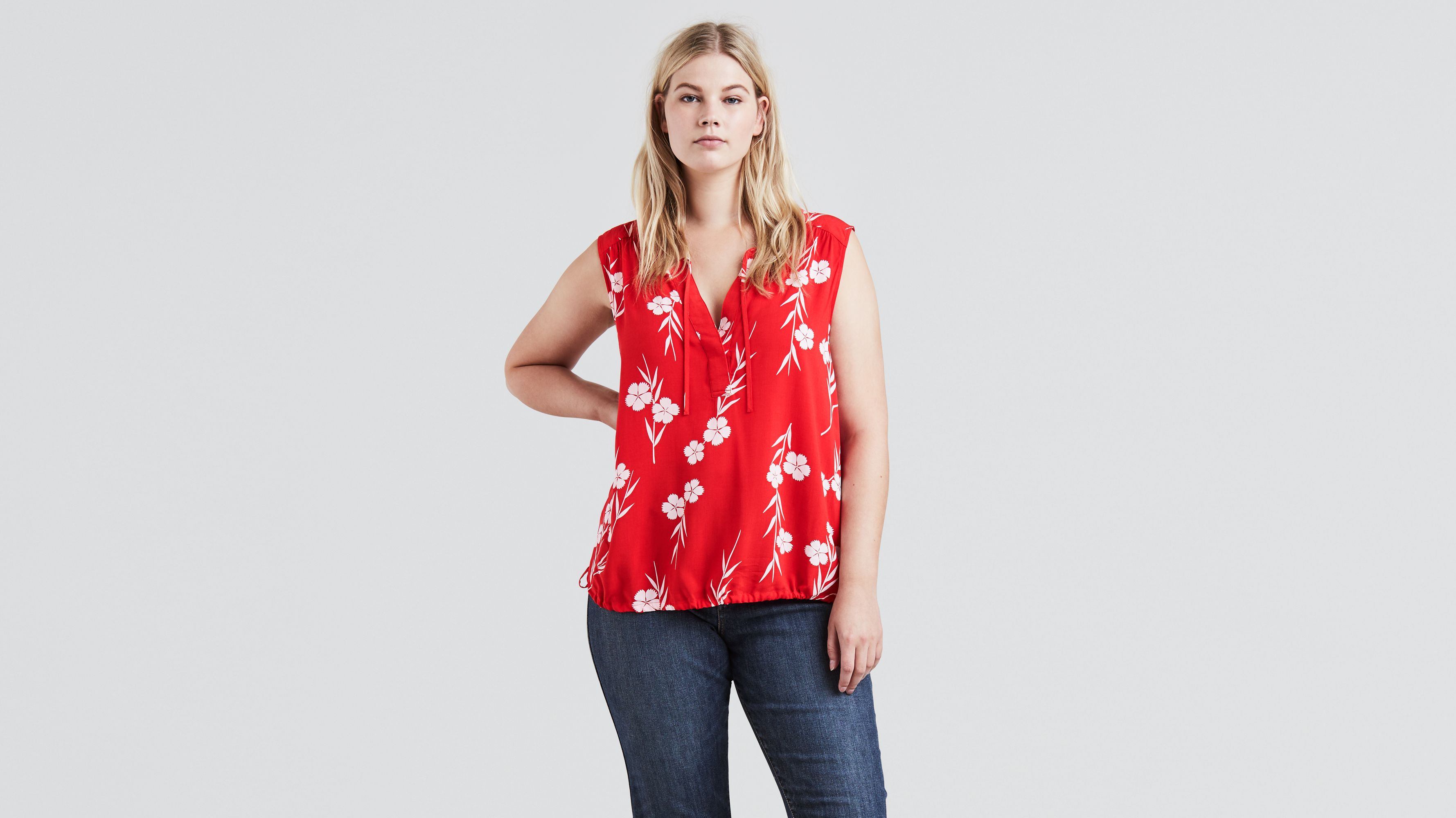 Jamie Top (plus Size) - Red | Levi's® US