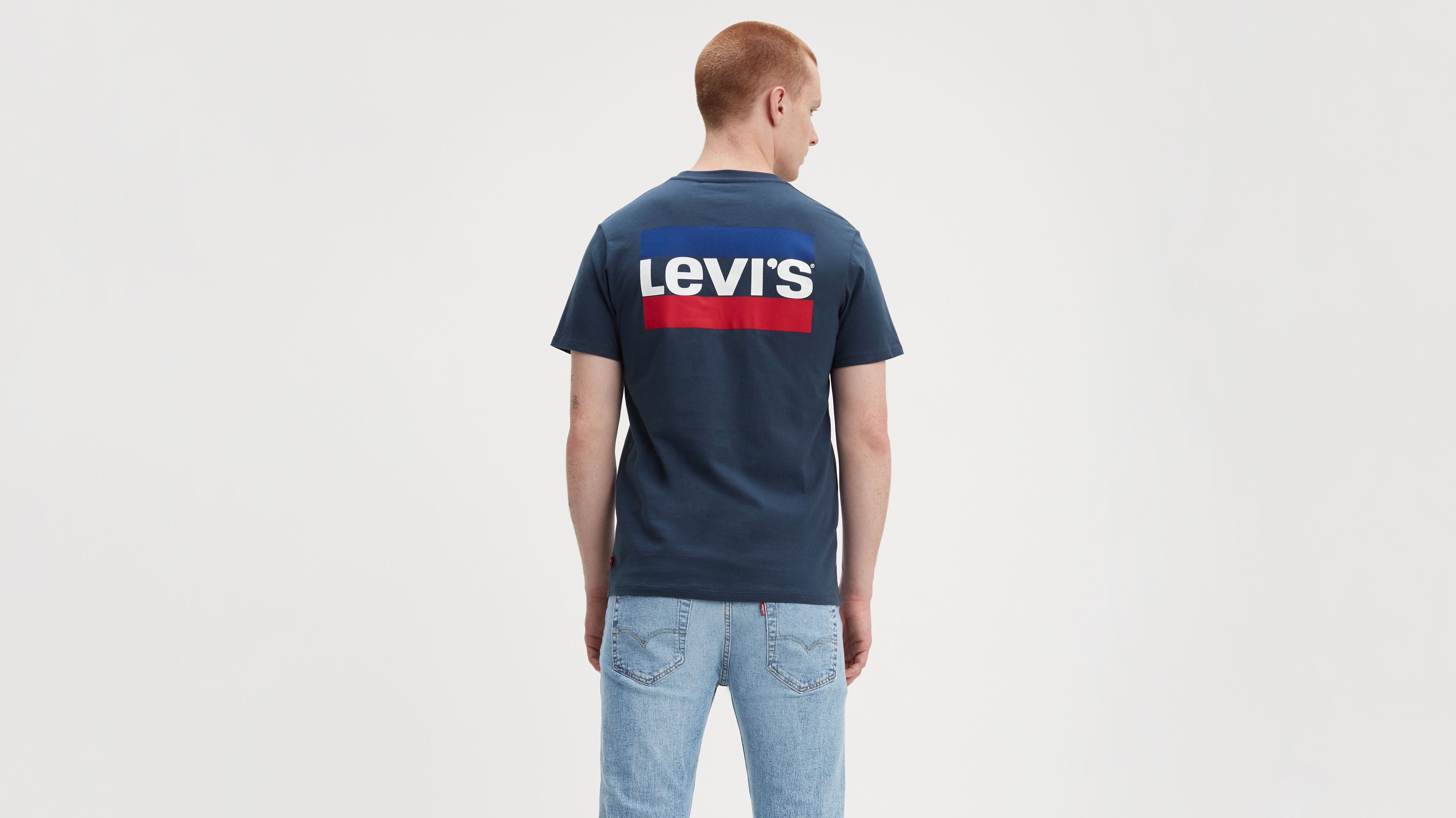 Chest Logo Graphic Tee Shirt - Blue | Levi's® CA