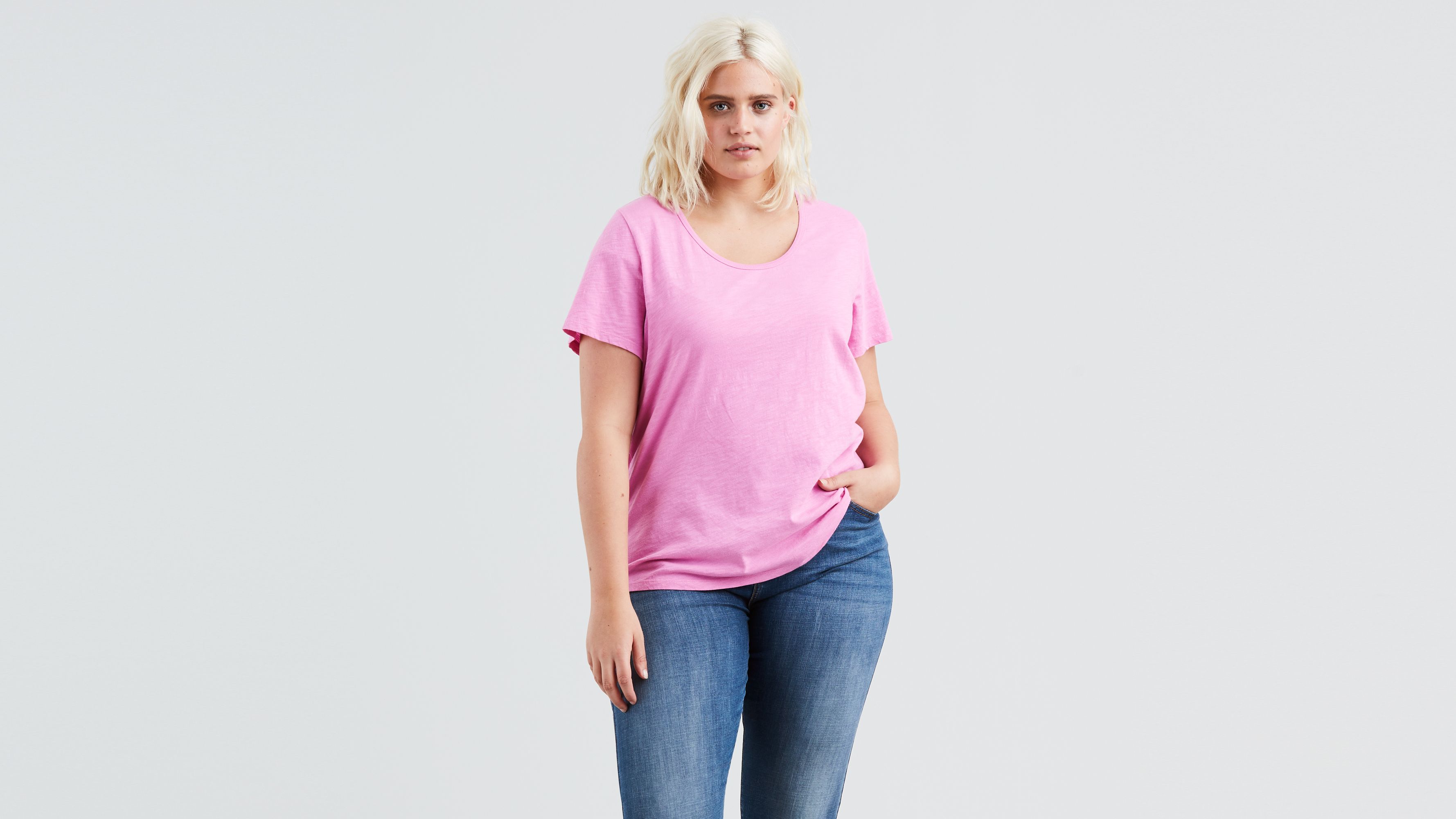 Cali Tee Shirt (plus Size) - Pink | Levi's® US