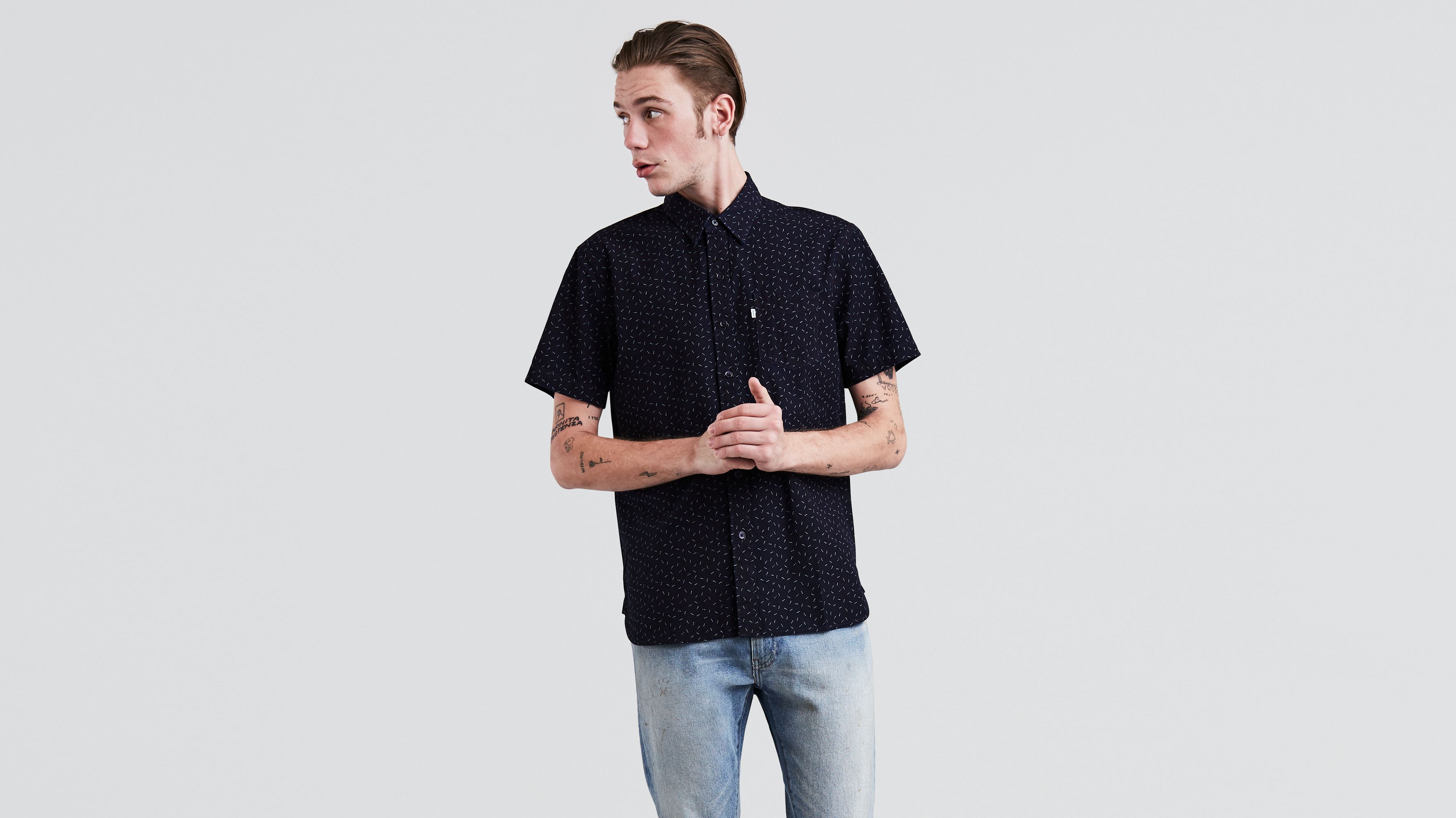 Short Sleeve Sunset One Pocket Shirt - Blue | Levi's® US