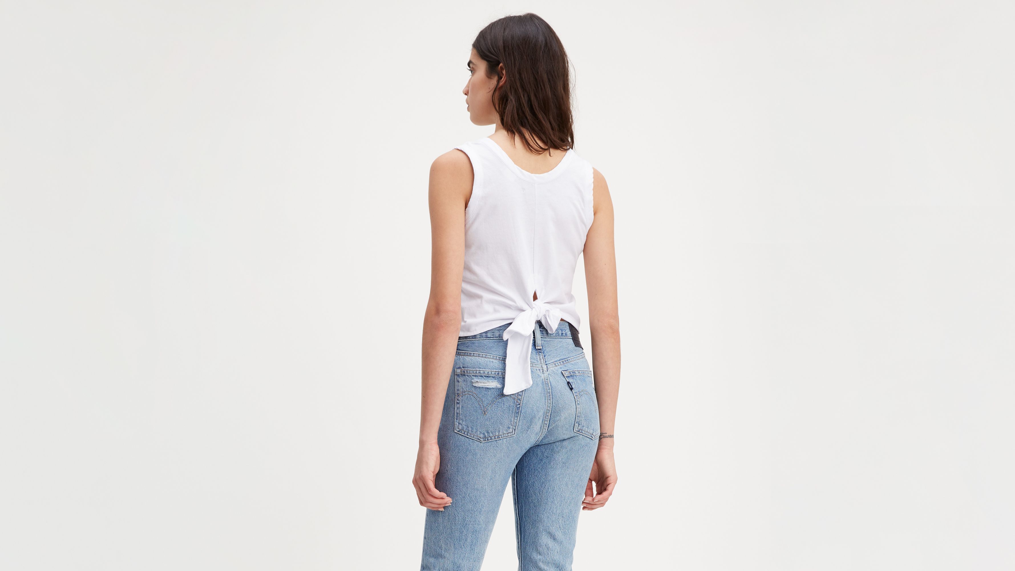 Tie Tank Top - White | Levi's® US