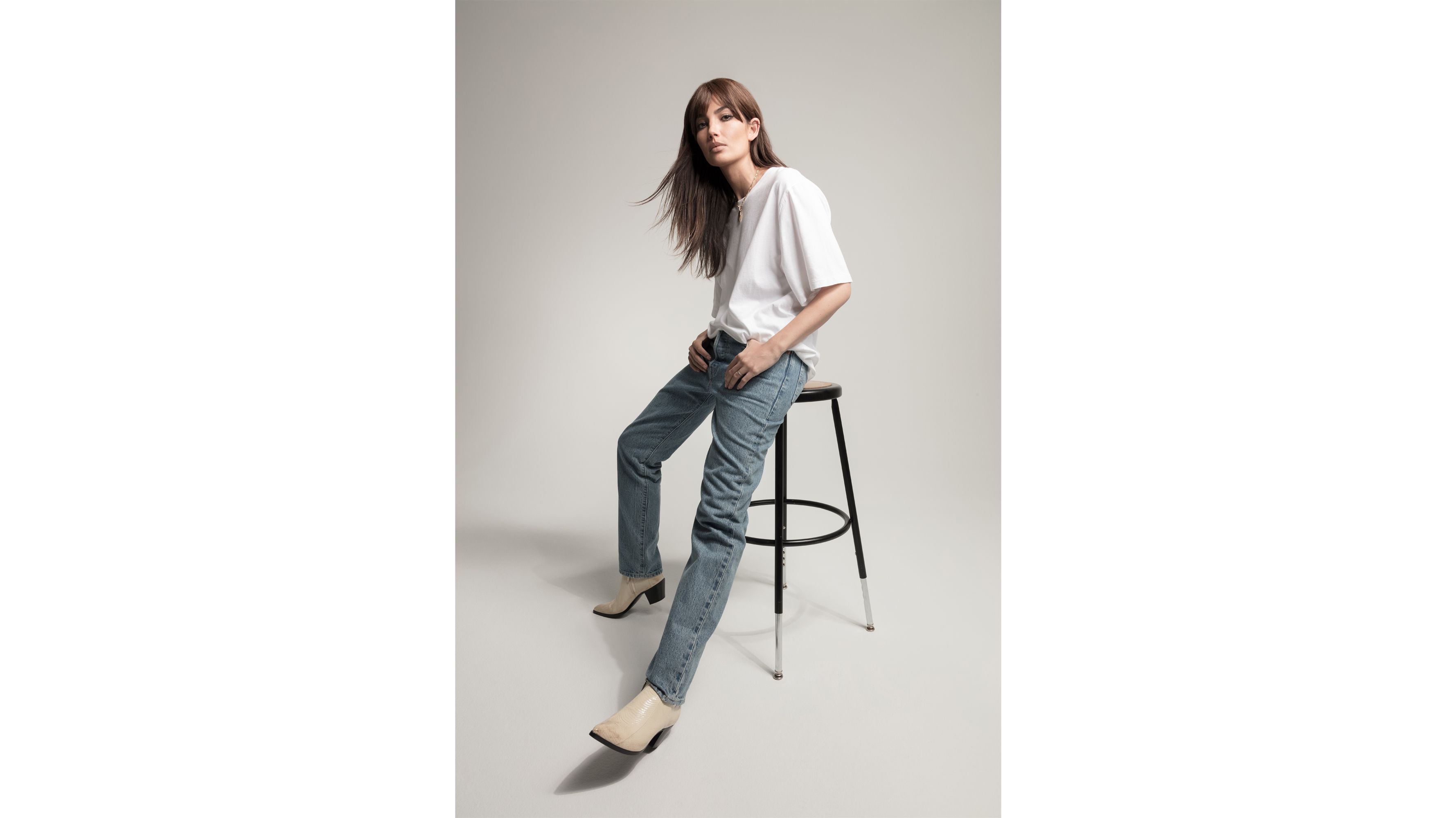 Levi's® X Lily Aldridge 501® Crop Women's Jeans - Medium Wash | Levi's® US