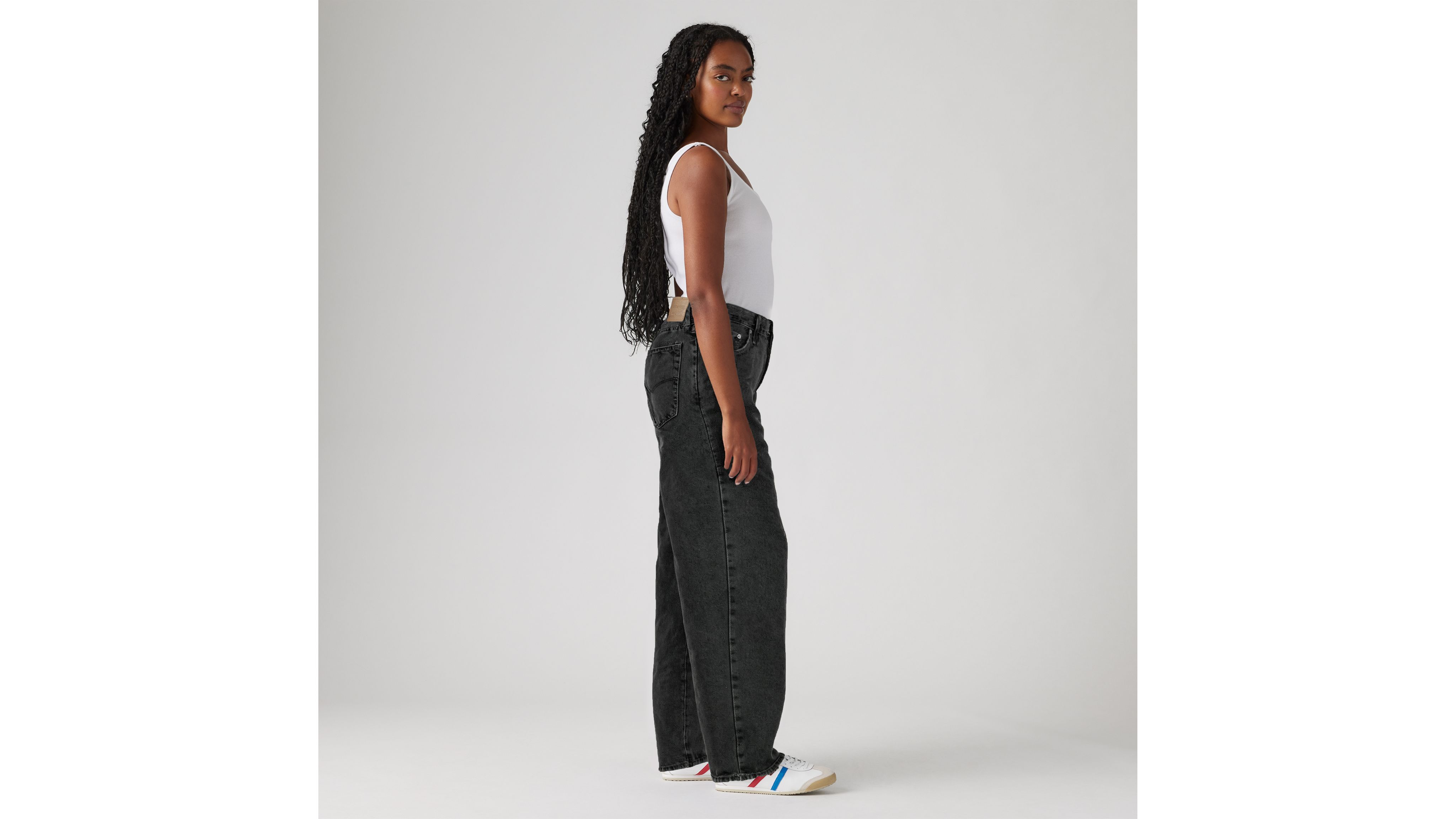 Baggy Dad Jeans - Black | Levi's® LV