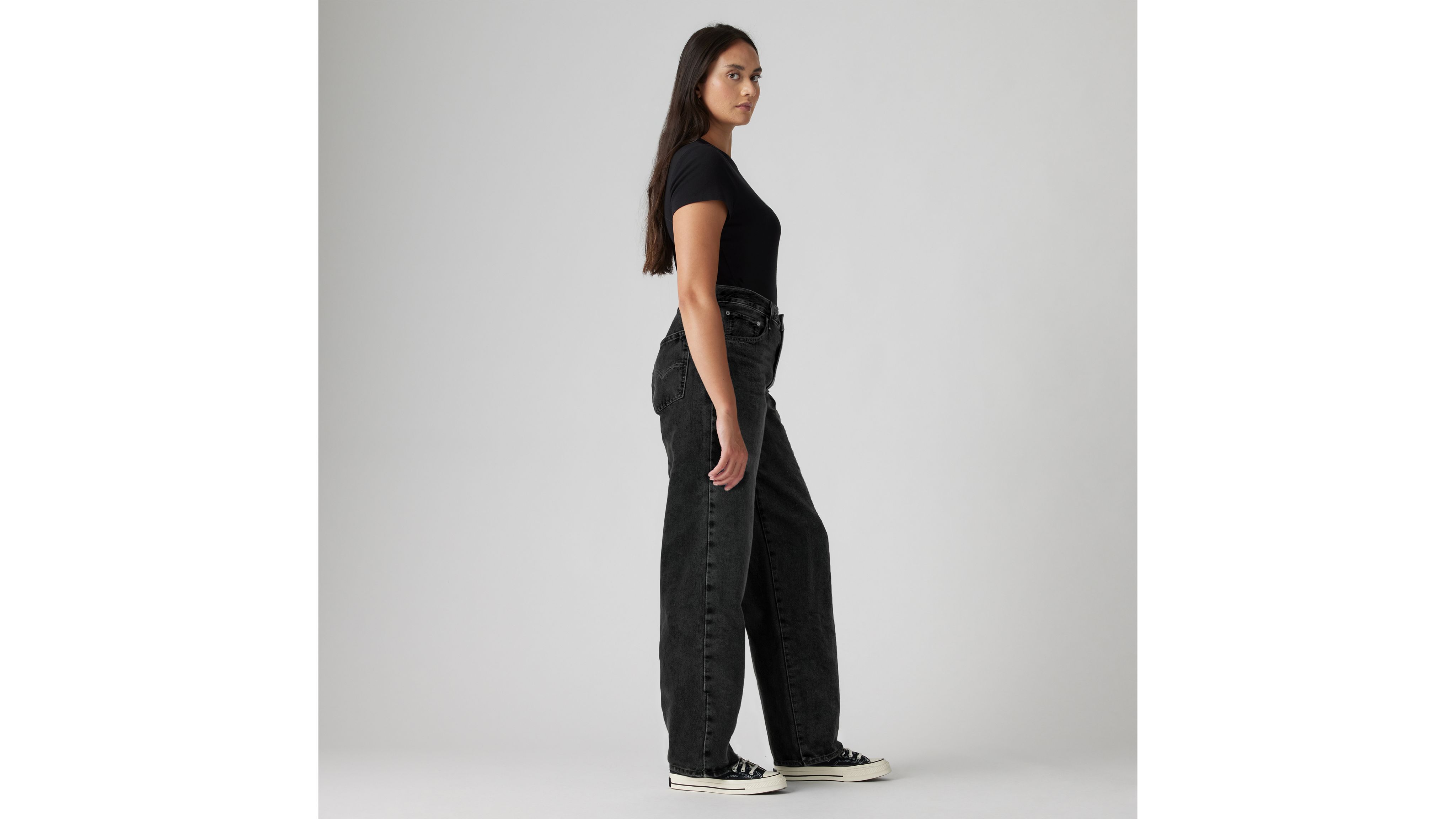 Baggy Dad Jeans - Black | Levi's® RS