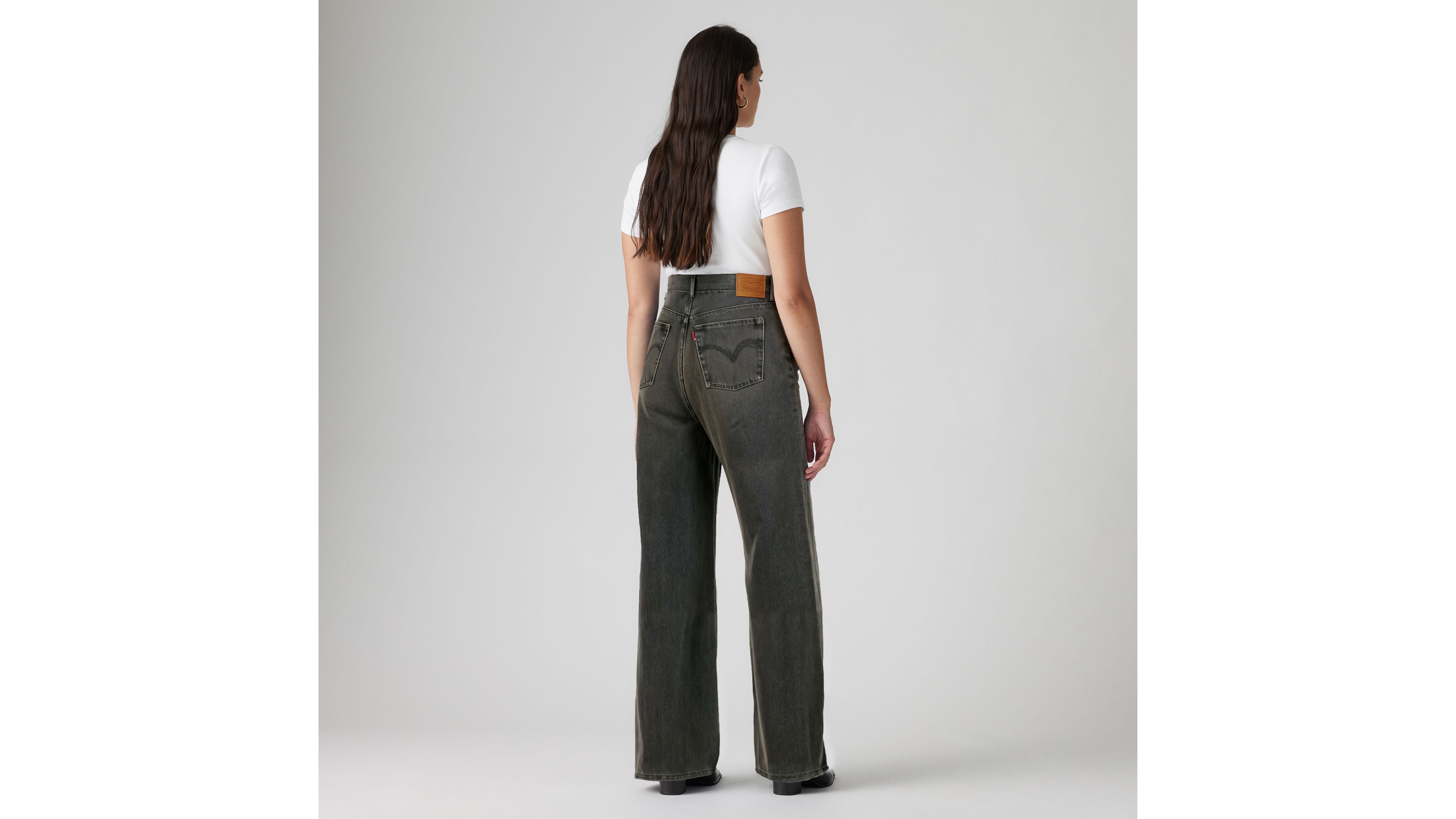 Ribcage Wide Leg Women's Jeans - Black | Levi's® US