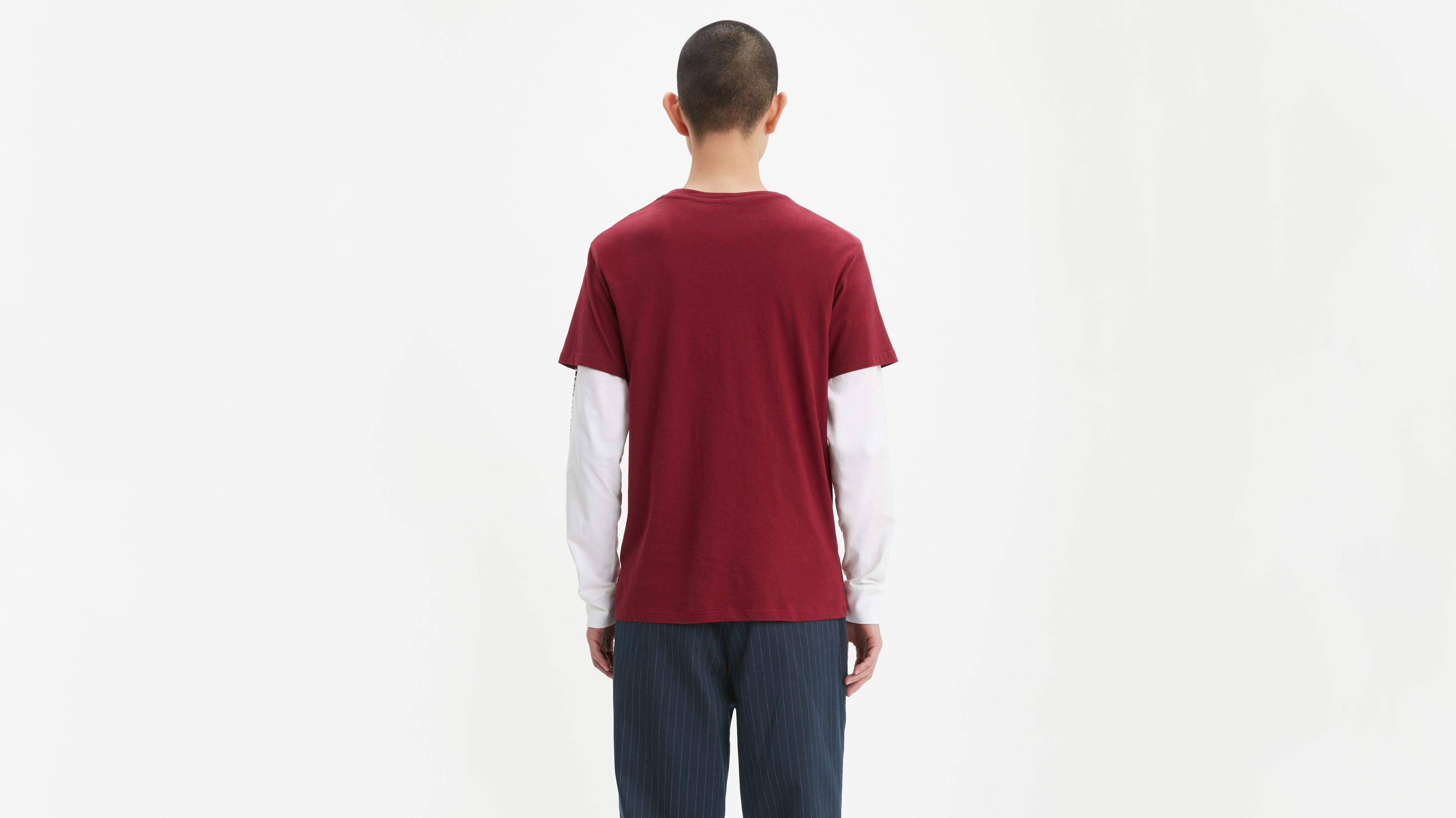 Levi's® Outline Logo Classic Tee Shirt - Red | Levi's® US