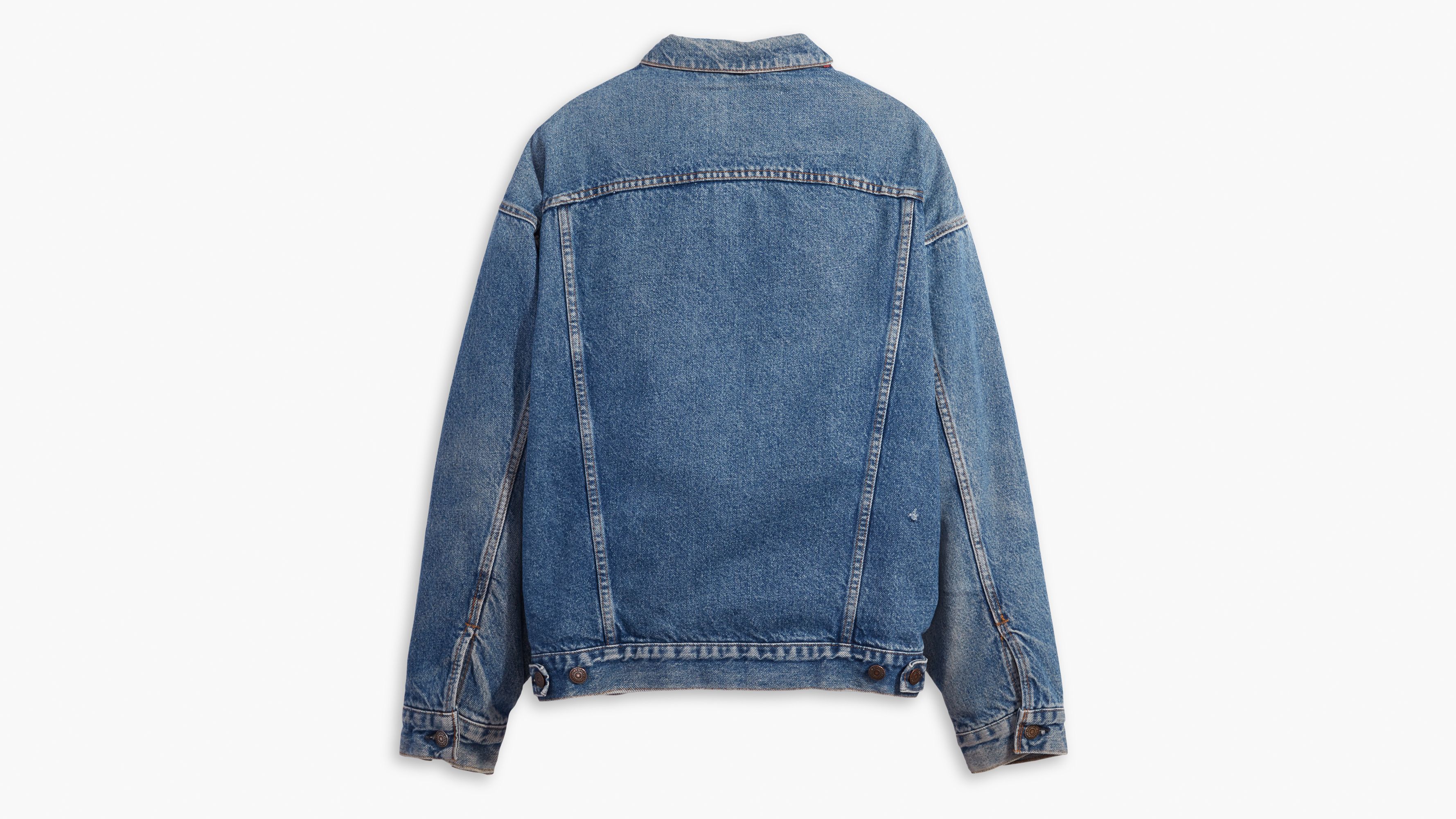 Authorized Vintage Trucker Jacket With Flannel - Medium Wash | Levi's® US