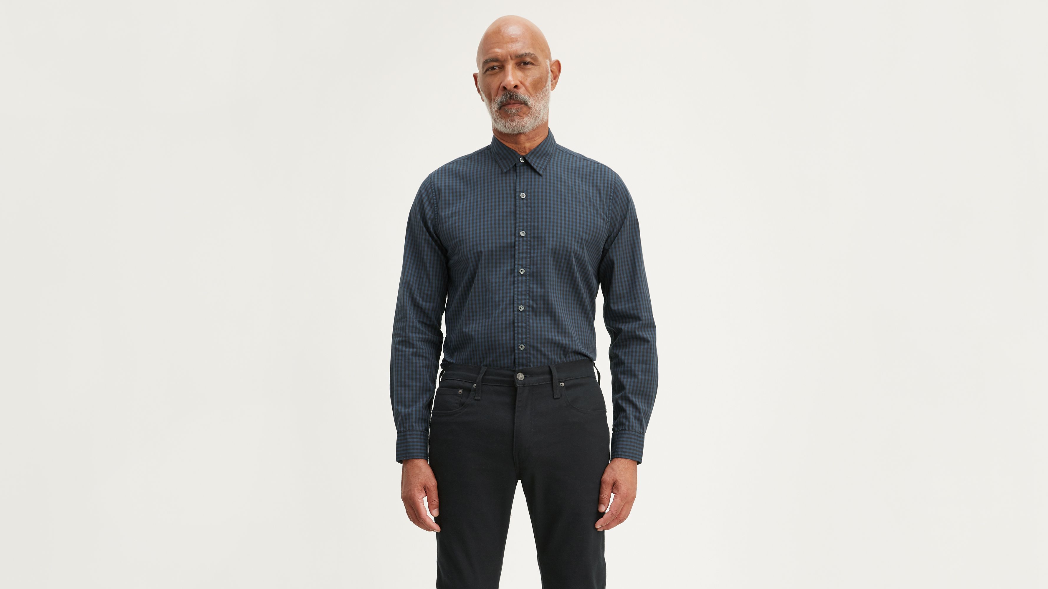 Classic Plaid No Pocket Shirt - Blue | Levi's® US