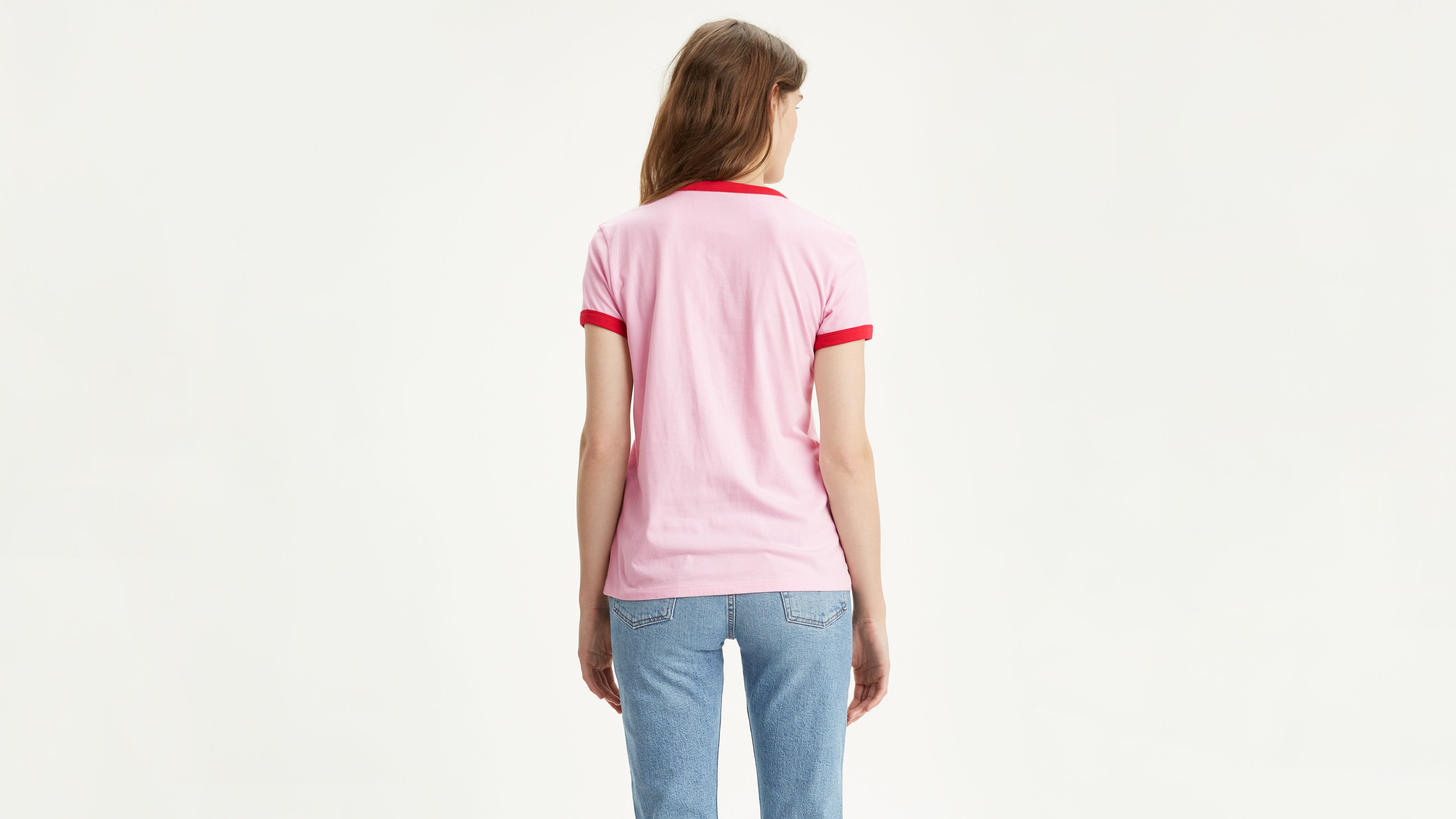 Baby Tab Ringer Tee Shirt - Pink | Levi's® US