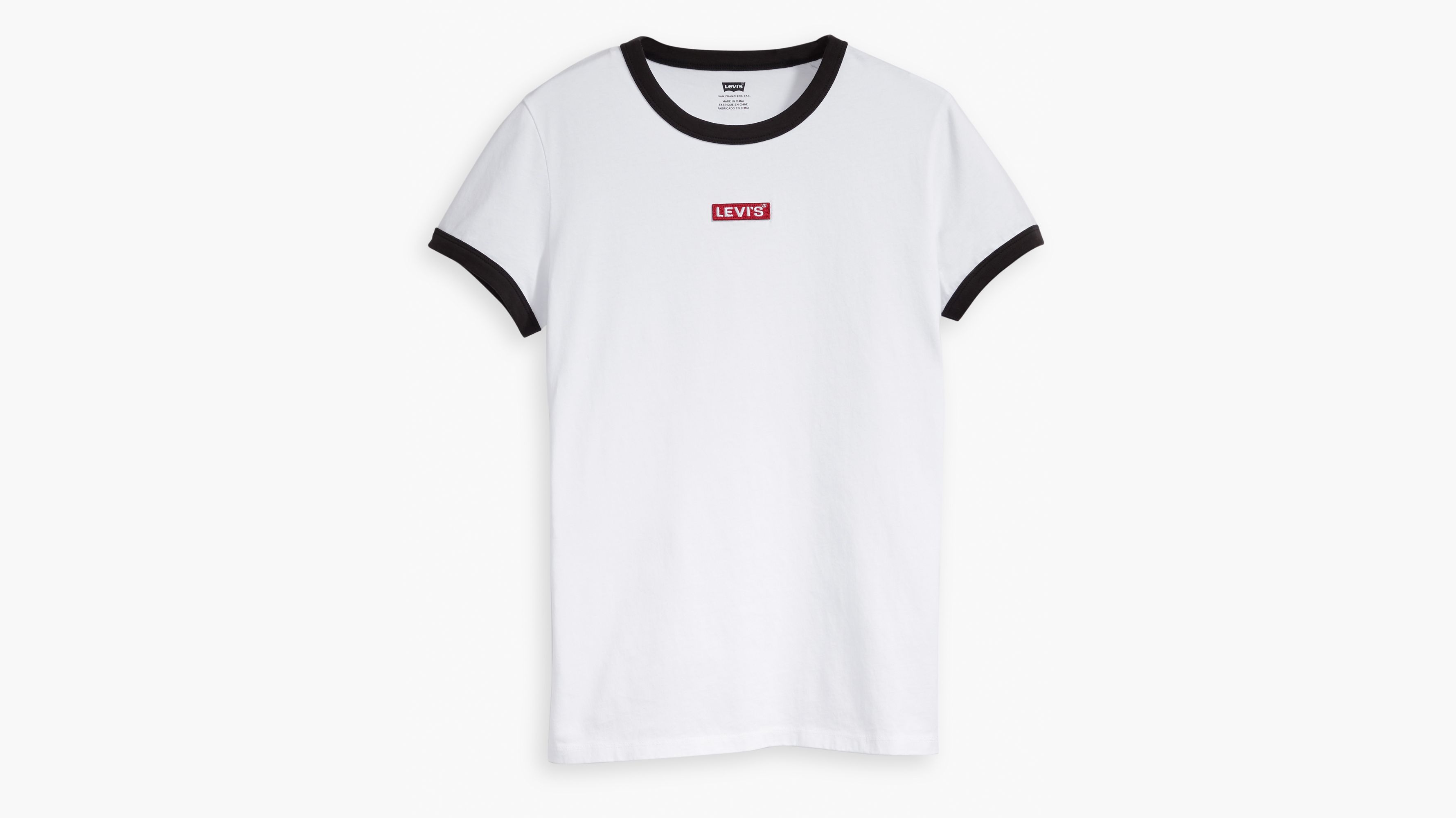 Baby Tab Ringer Tee Shirt - White | Levi's® US