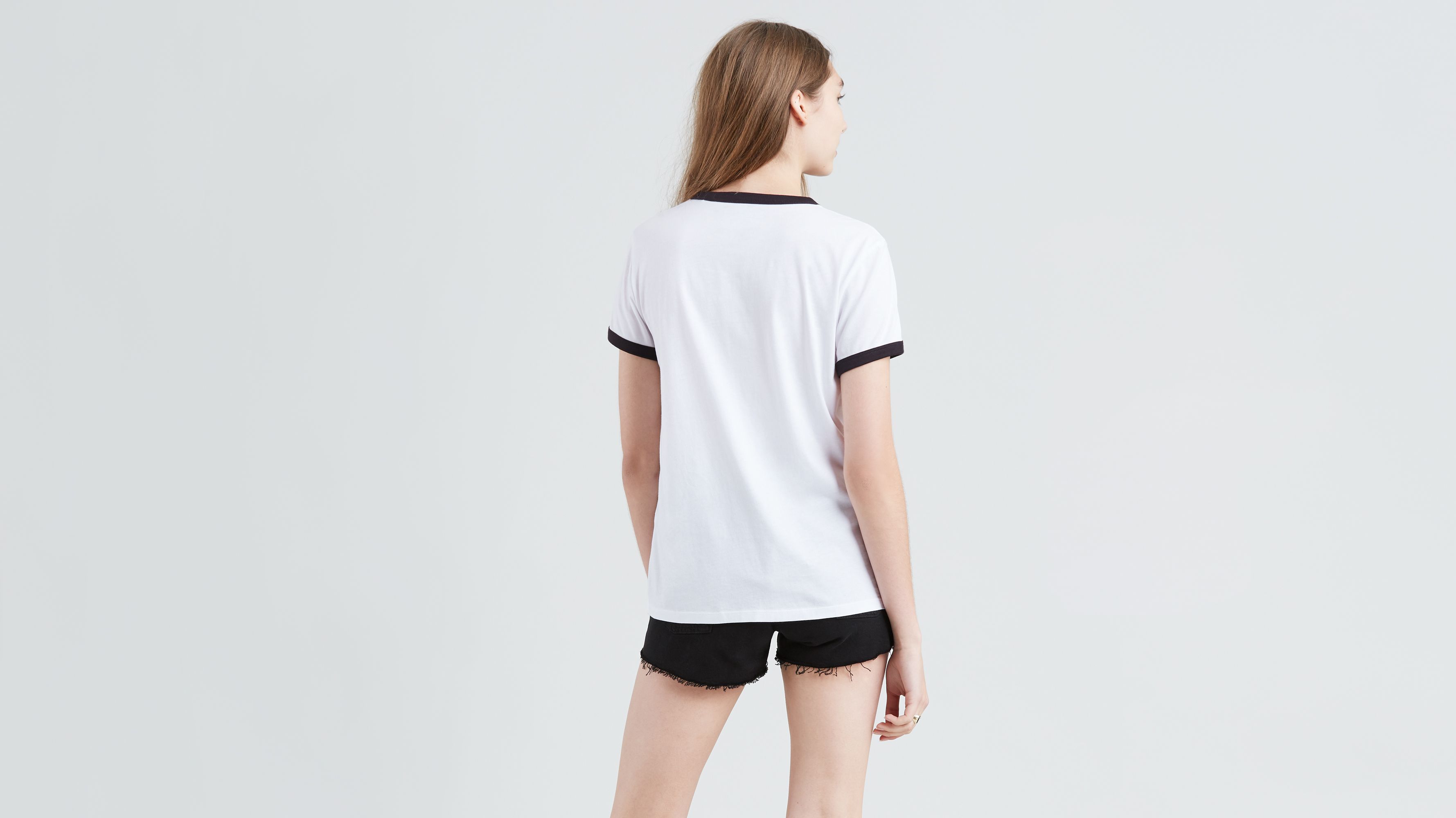 Baby Tab Ringer Tee Shirt - White | Levi's® US