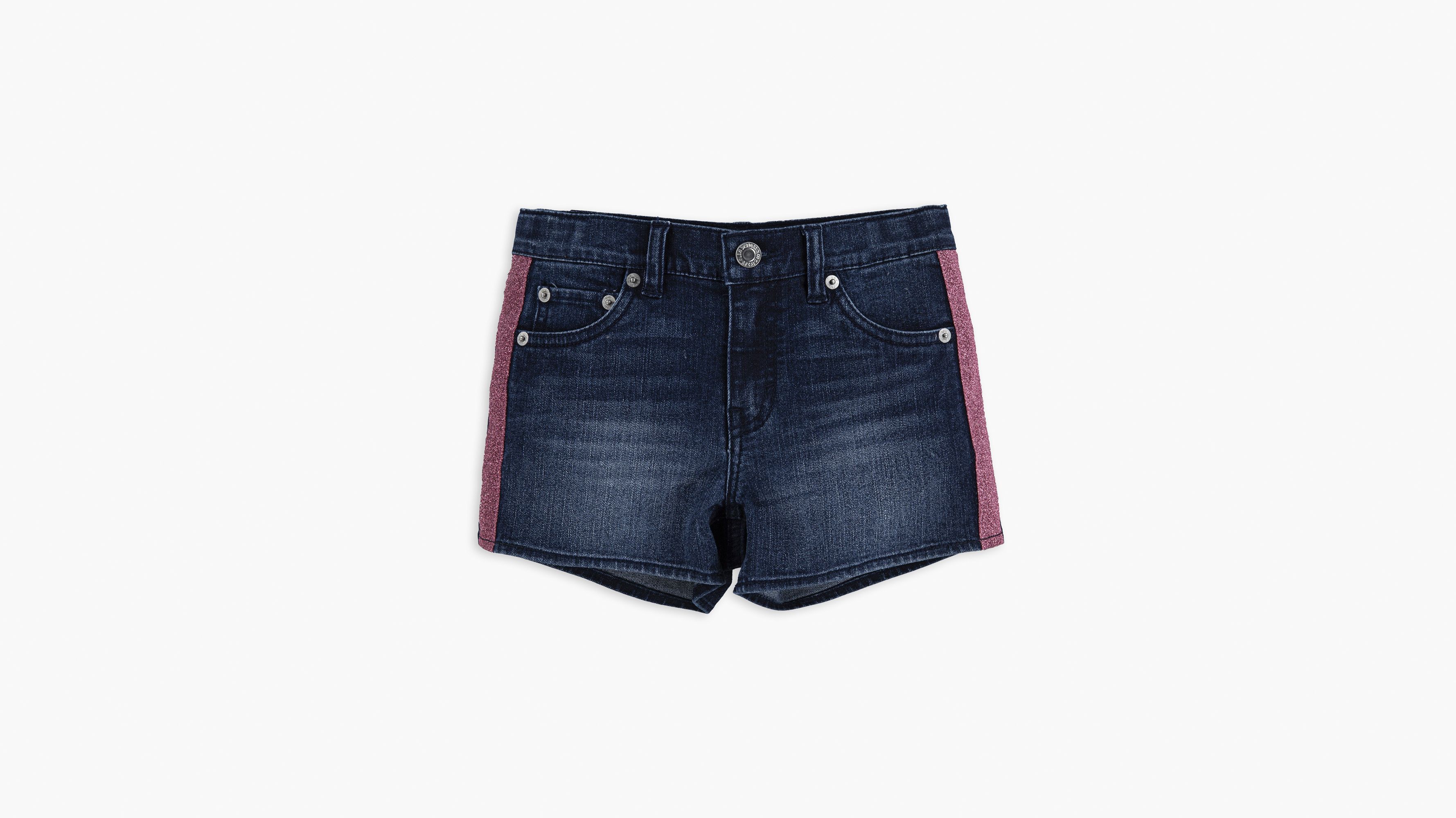 Little Girls (4-6x) Shorty Shorts - Dark Wash | Levi's® US