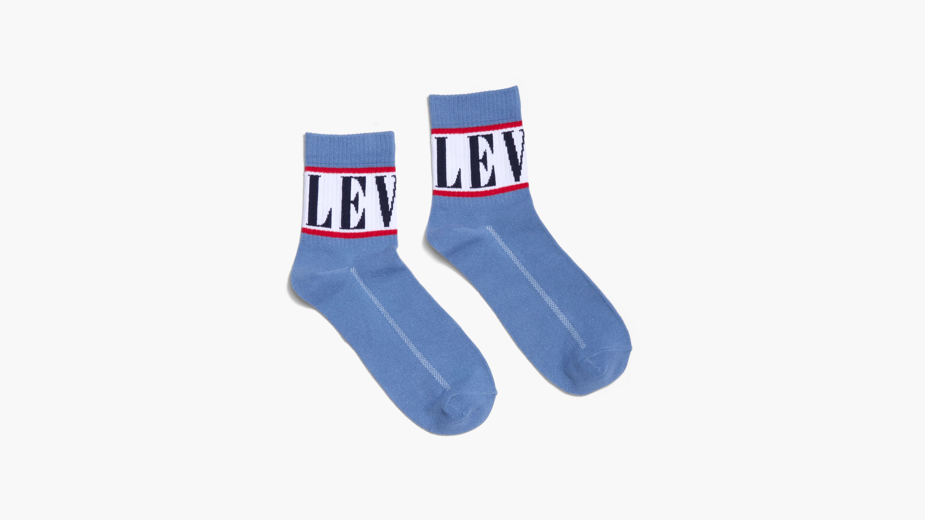 Levi's® Logo Short Socks (2 Pack) - Multi-color | Levi's® US
