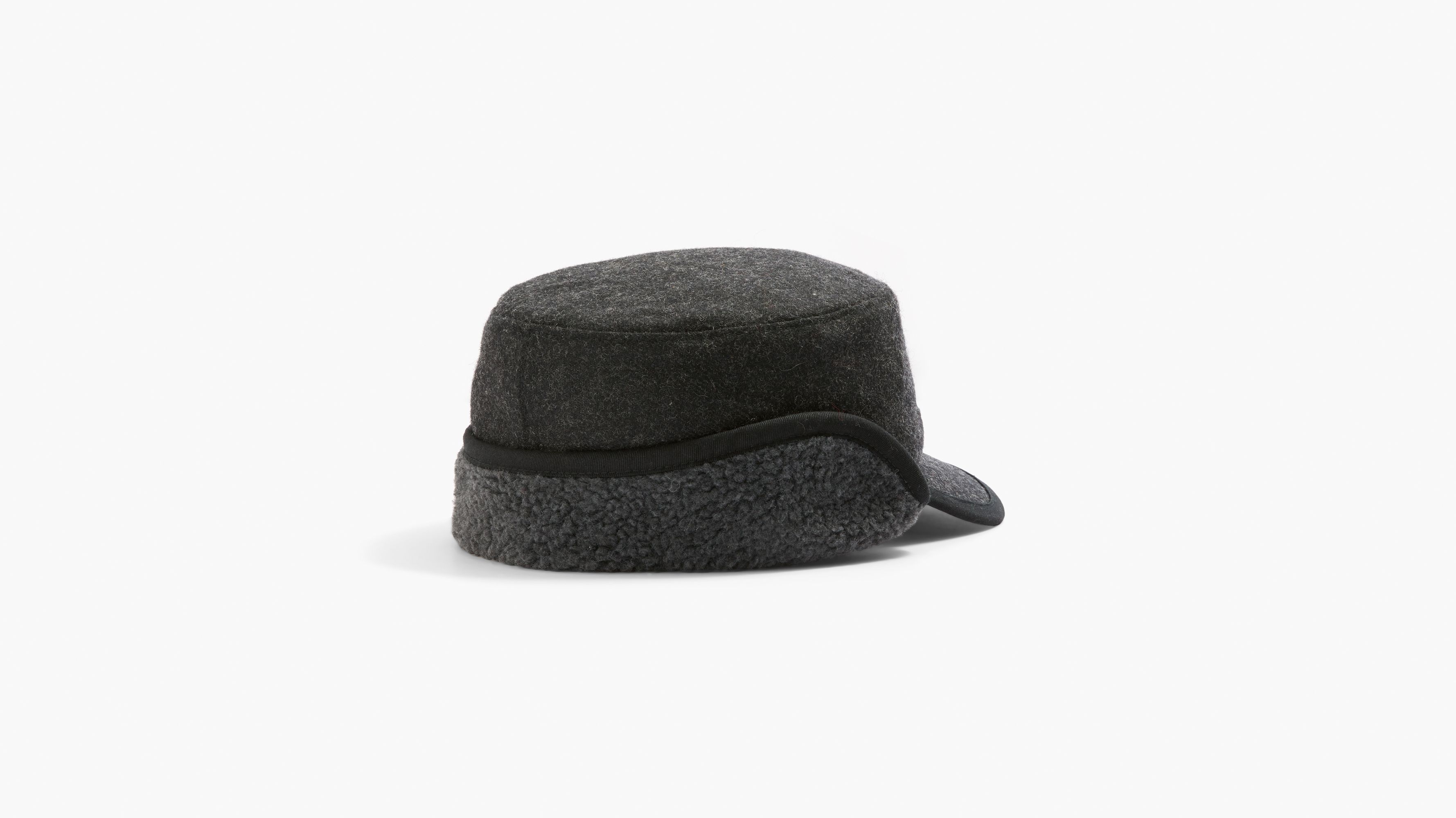 Winter Plaid Trapper Hat - Grey | Levi's® US