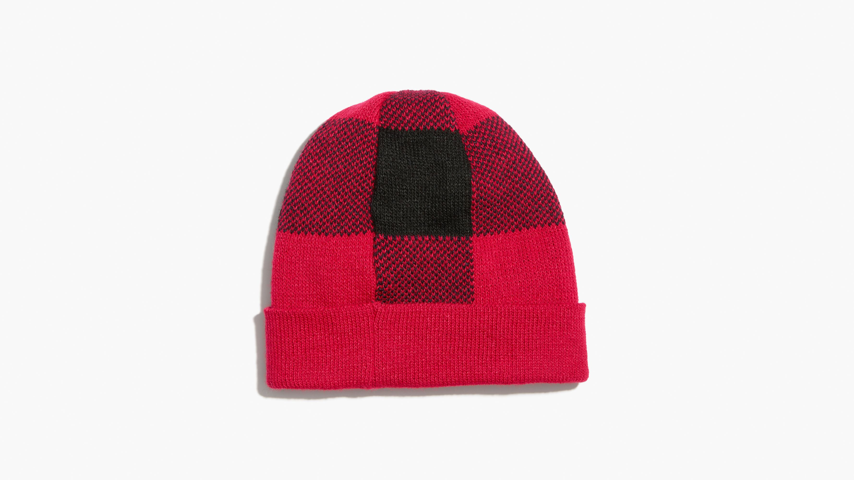 Buffalo Check Beanie - Red | Levi's® US