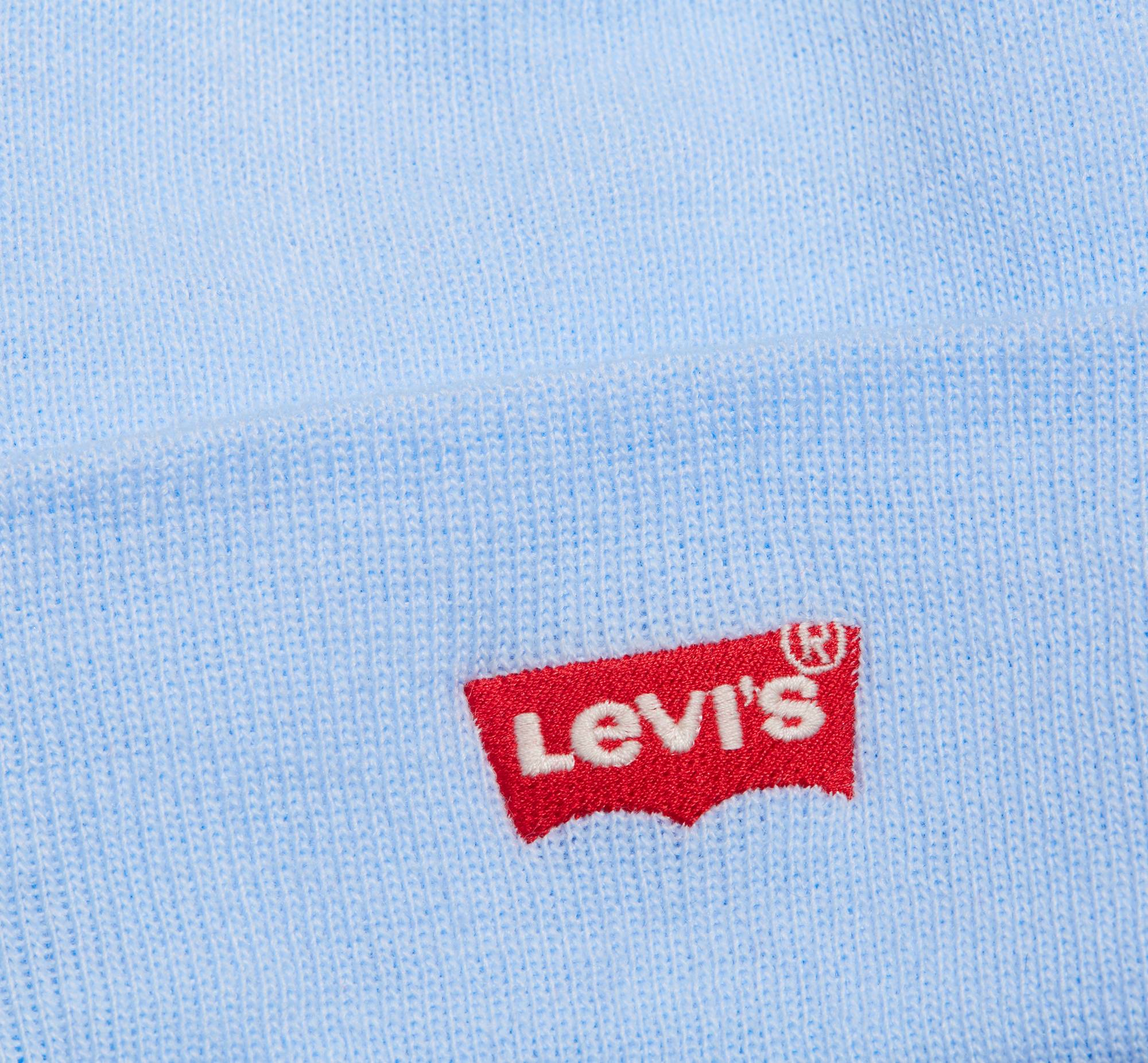 Levi’s® Logo Embroidered Slouchy Beanie - Blue | Levi's® US Levi’s® Logo Embroidered Slouchy Beanie - Blue | Levi's® US