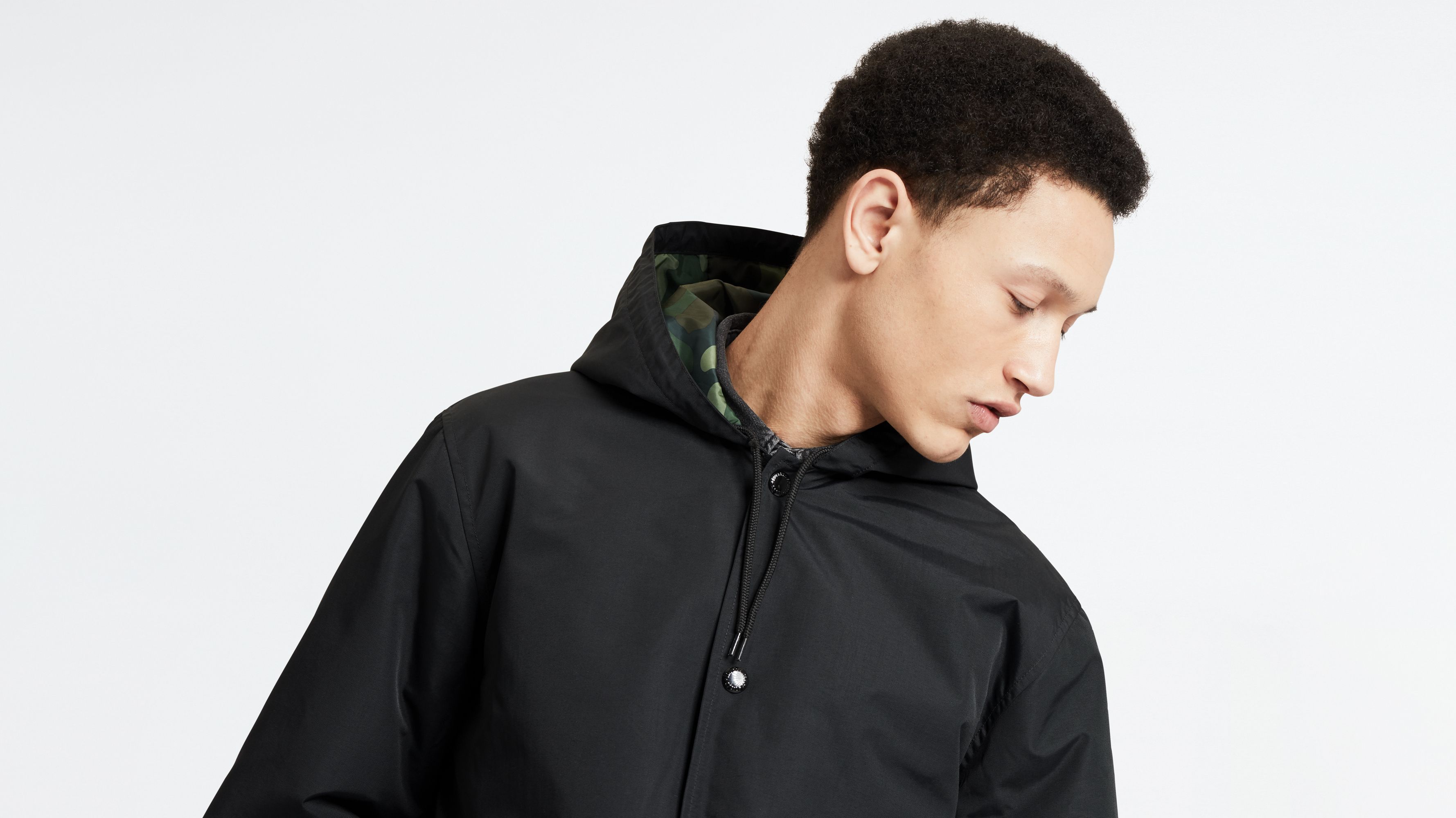 Hooded Coach's Jacket - Black | Levi's® GR