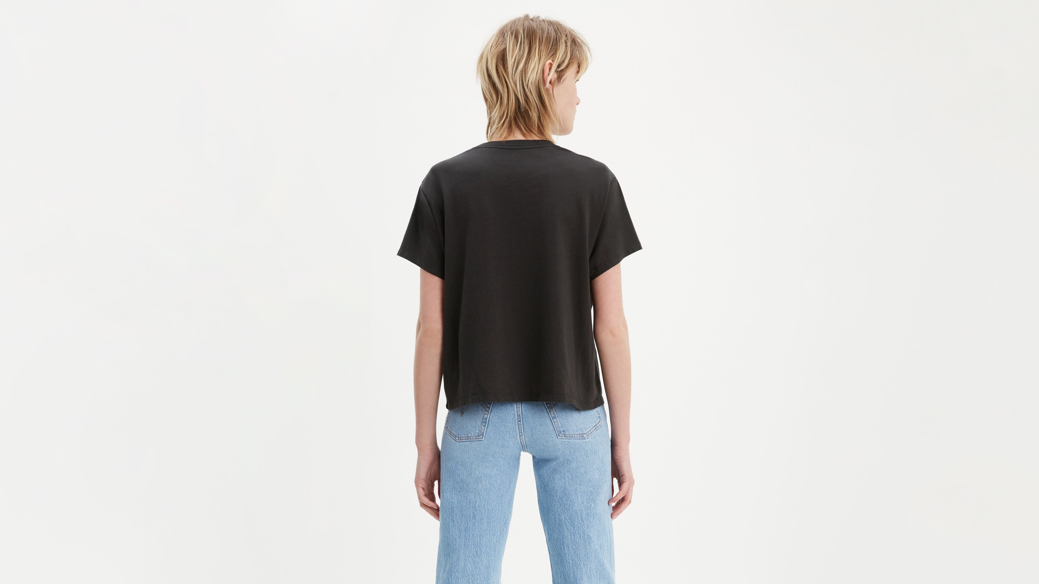 90's Logo Varsity Tee Shirt - Black | Levi's® CA