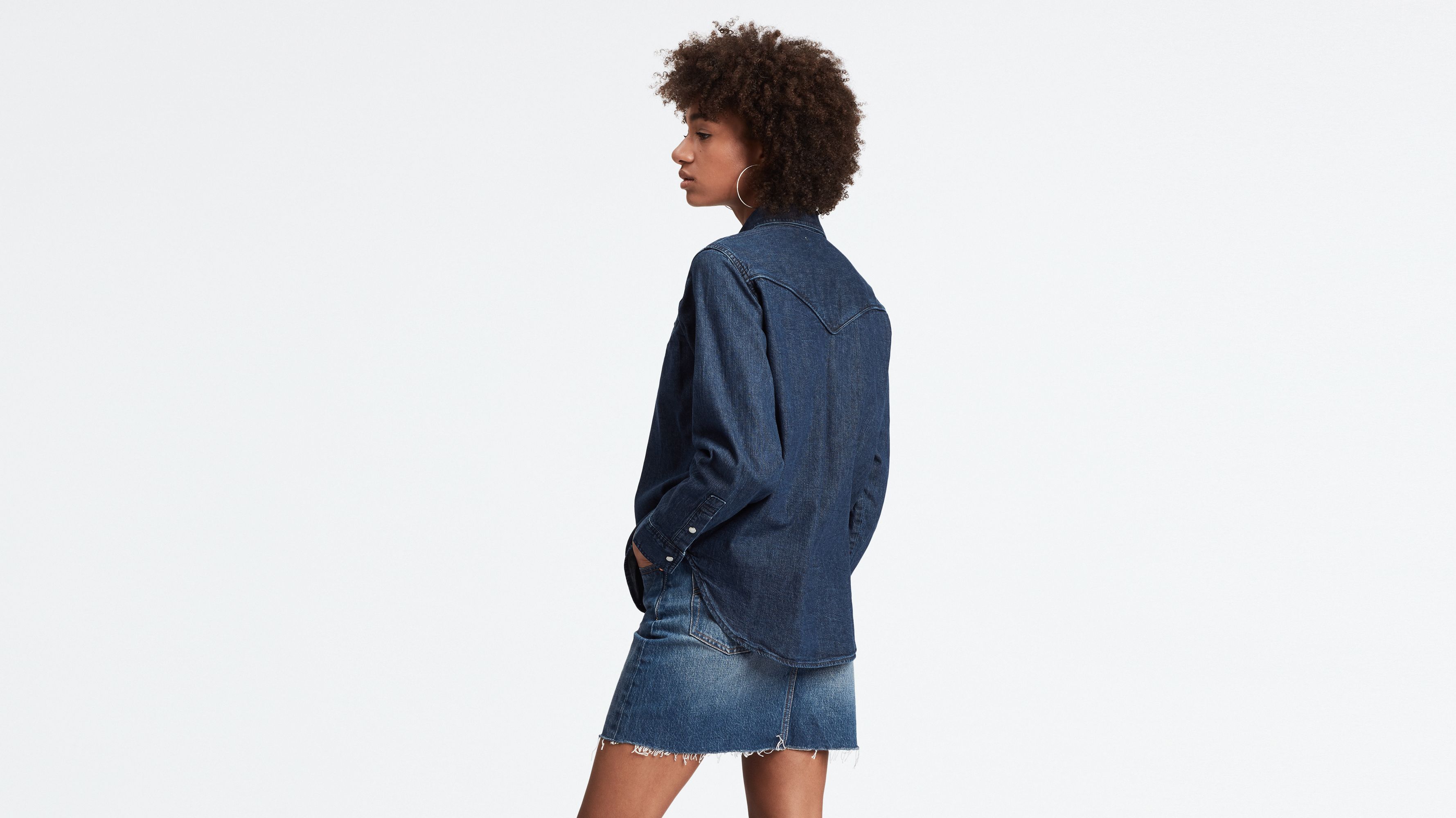 Dori Western Shirt - Blue | Levi's® CZ