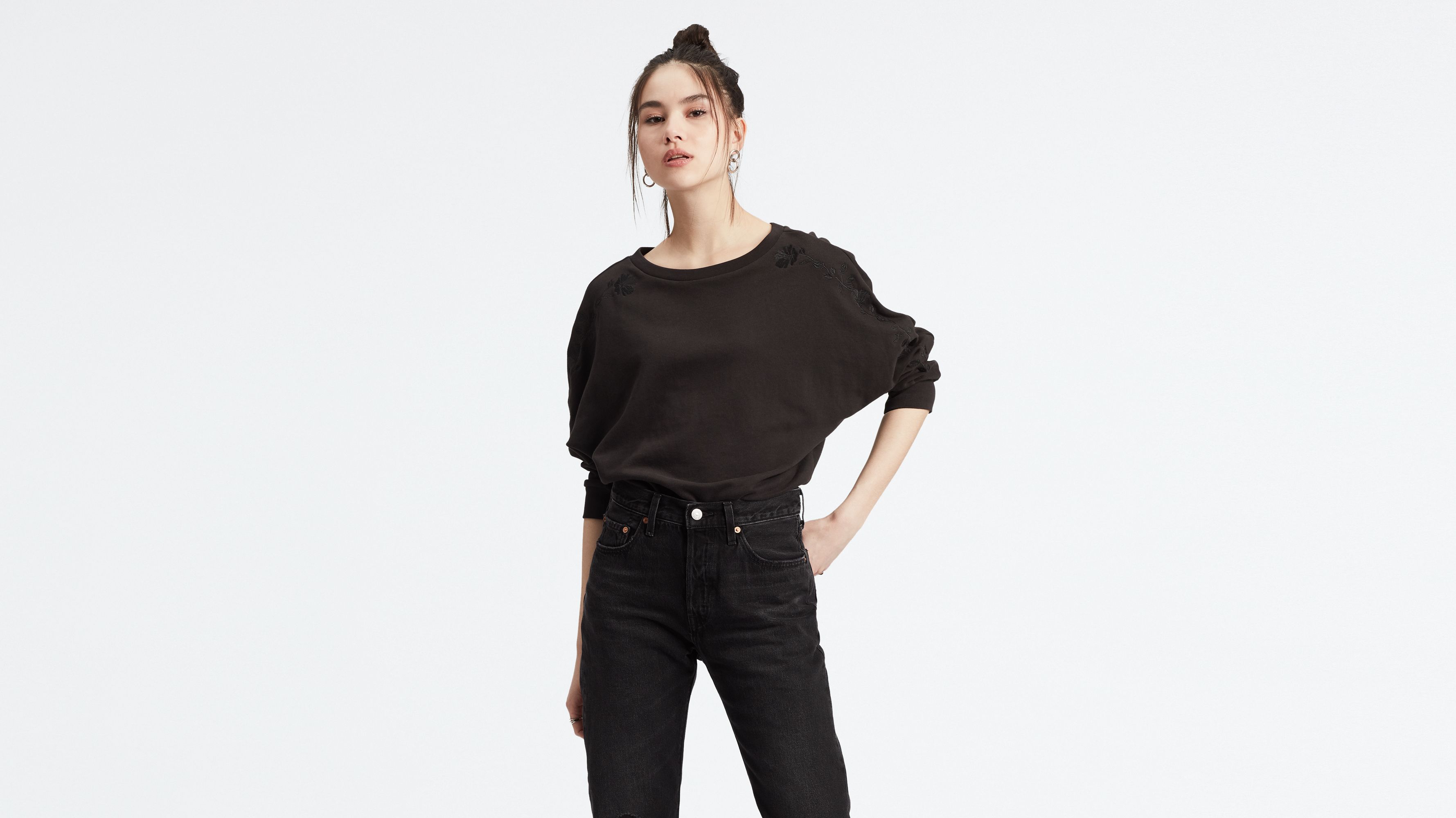Natalie Crew - Black | Levi's® GR