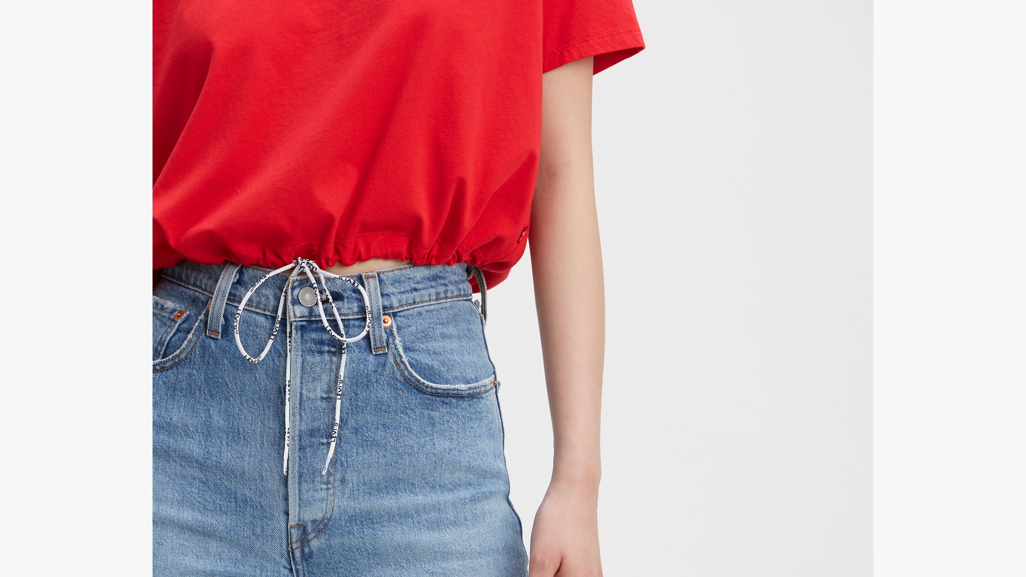 Drawstring Tee Shirt - Red | Levi's® US